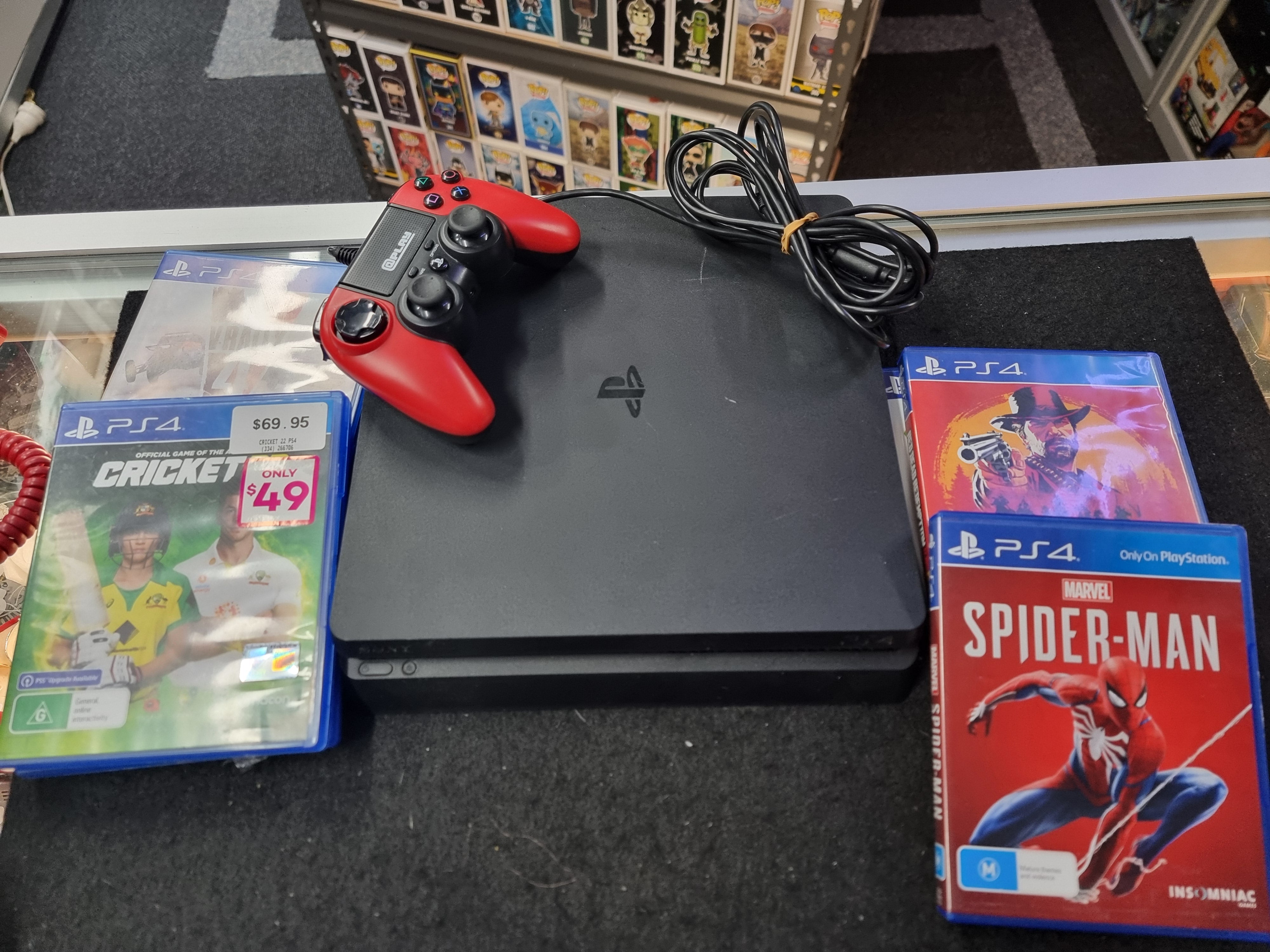 PS4 WITH CONTROLLER AND 5 GAMES – Captain Comics and Collectables Pty Ltd