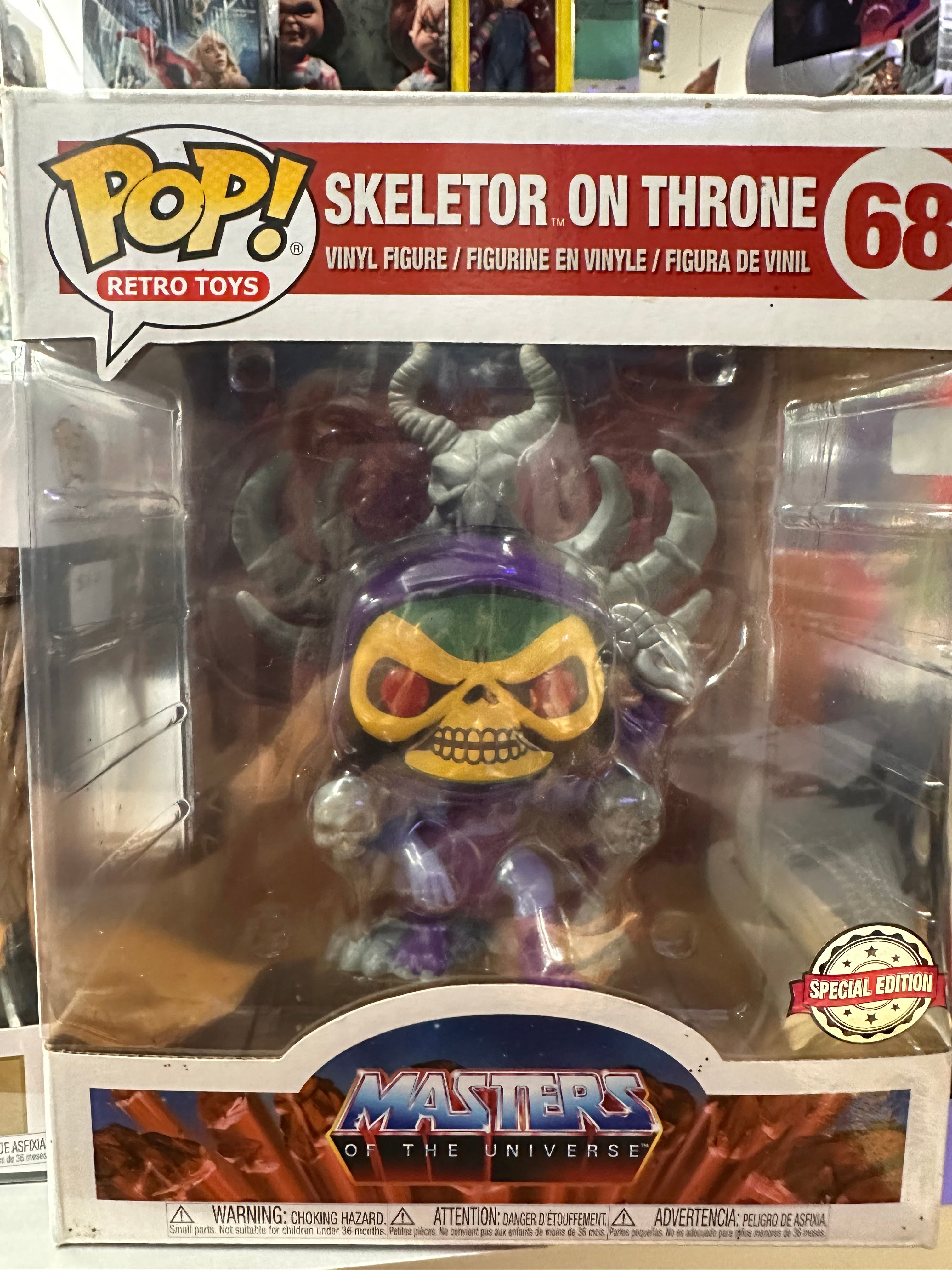 FUNKO POP MASTERS OF THE UNIVERSE SKELETOR ON THRONE # 68 SPECIAL EDIT – Captain Comics and ...