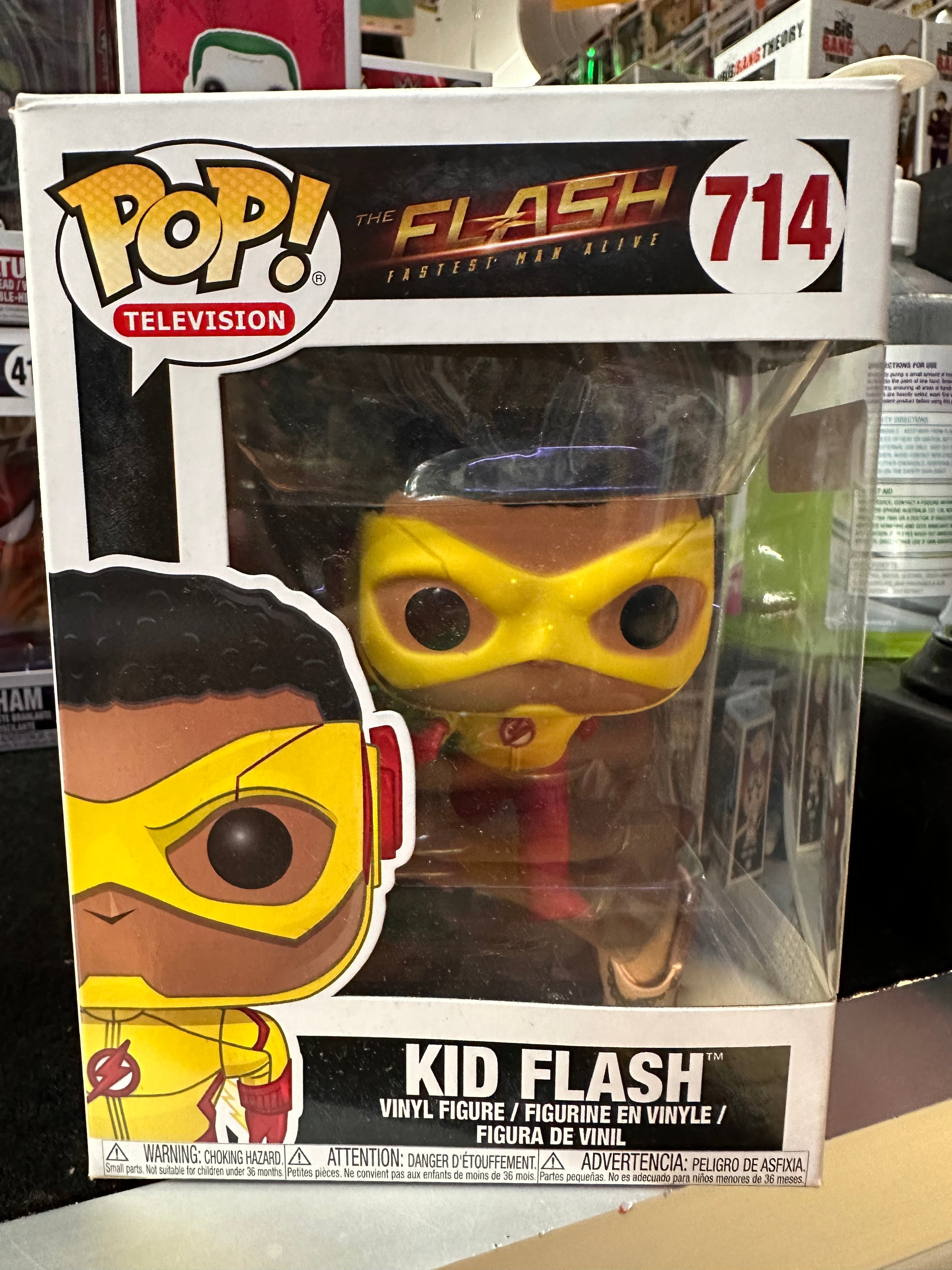 FUNKO POP THE FLASH KID FLASH 714 Captain Comics and Collectables Pty Ltd