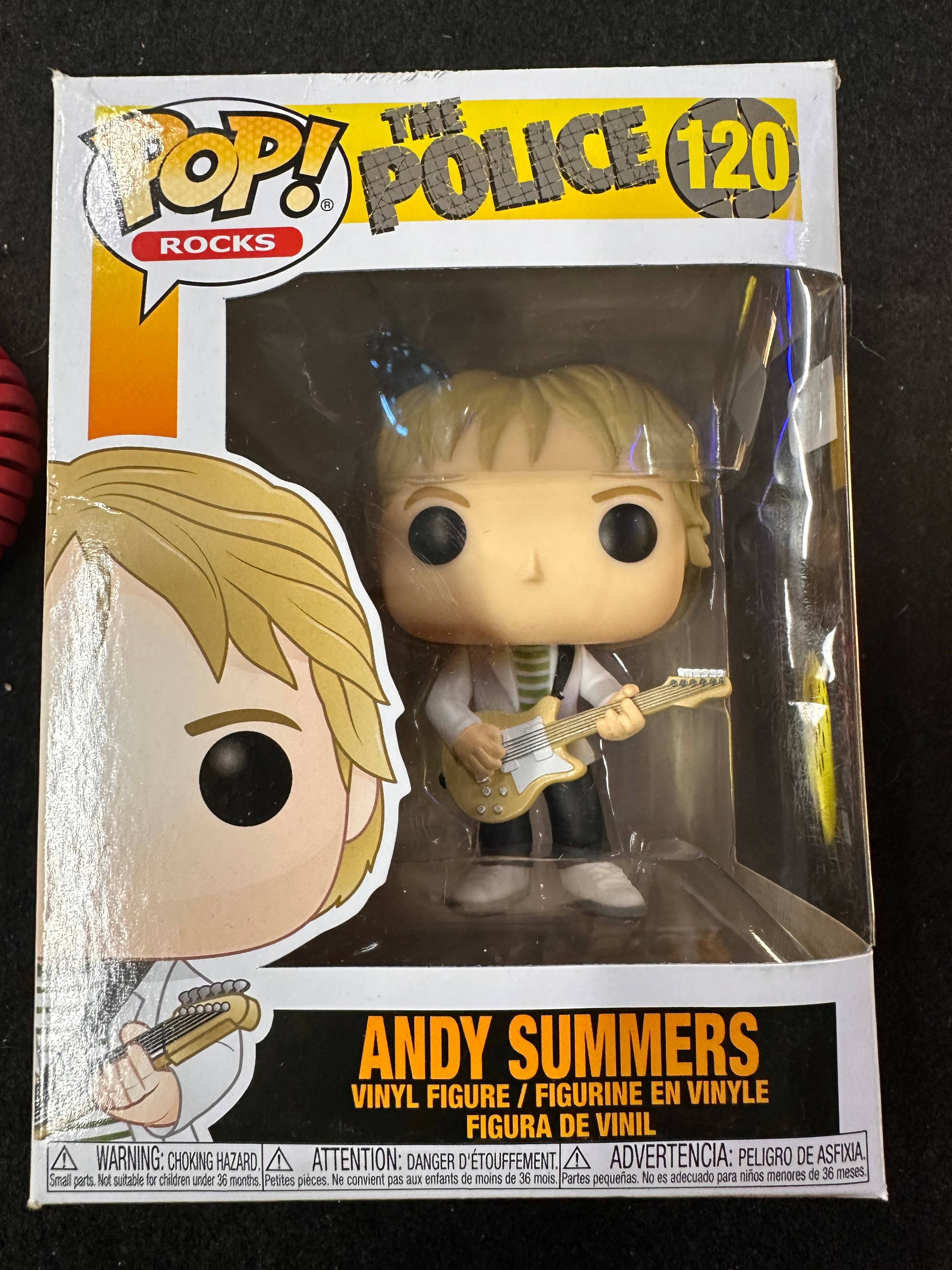 FUNKO POP THE POLICE ANDY SUMMERS #120 – Captain Comics and Collectables Pty Ltd