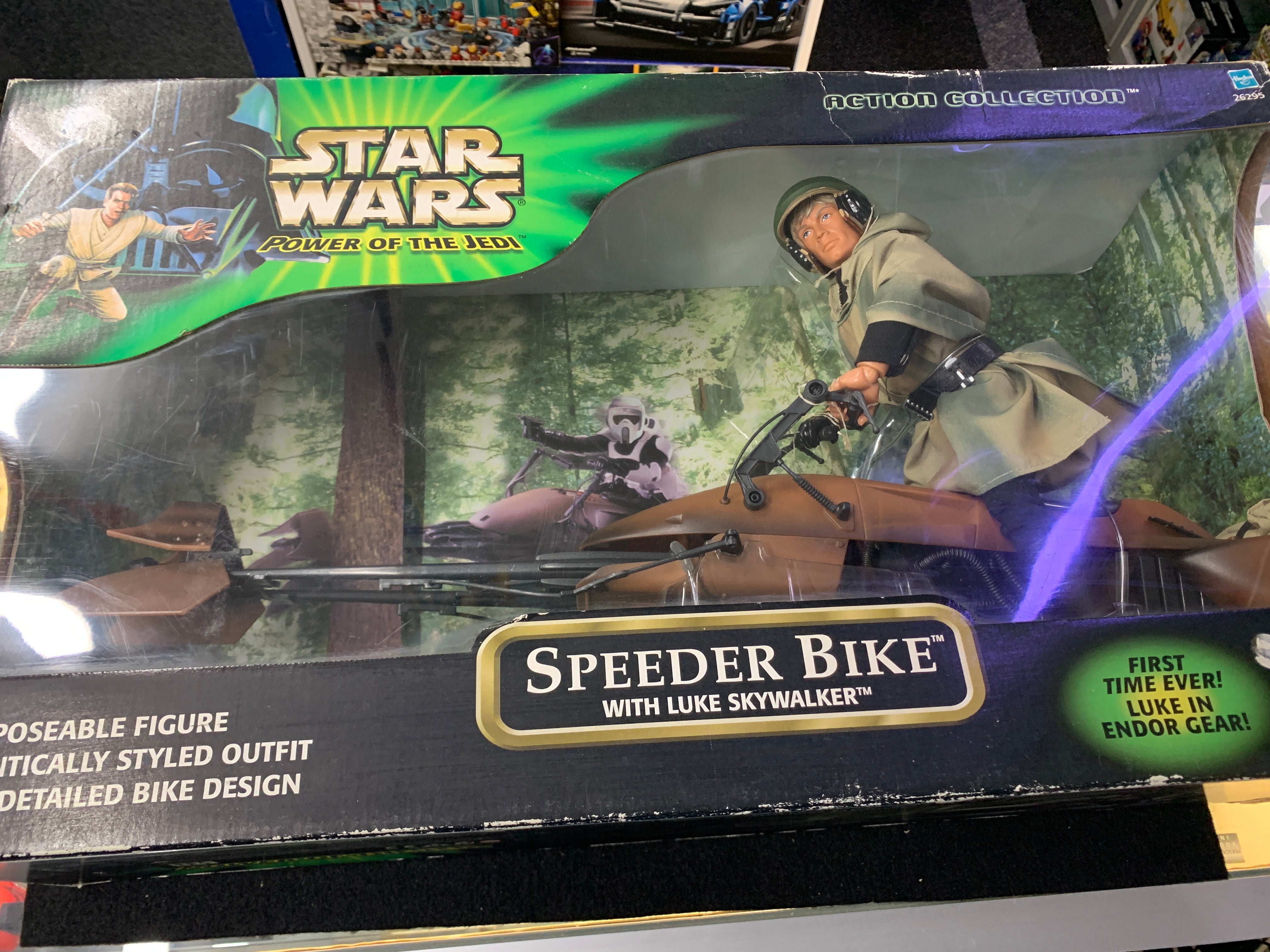 Star Wars speeder bike Luke Skywalker power of the Jedi 2001 Hasbro – Captain Comics and ...