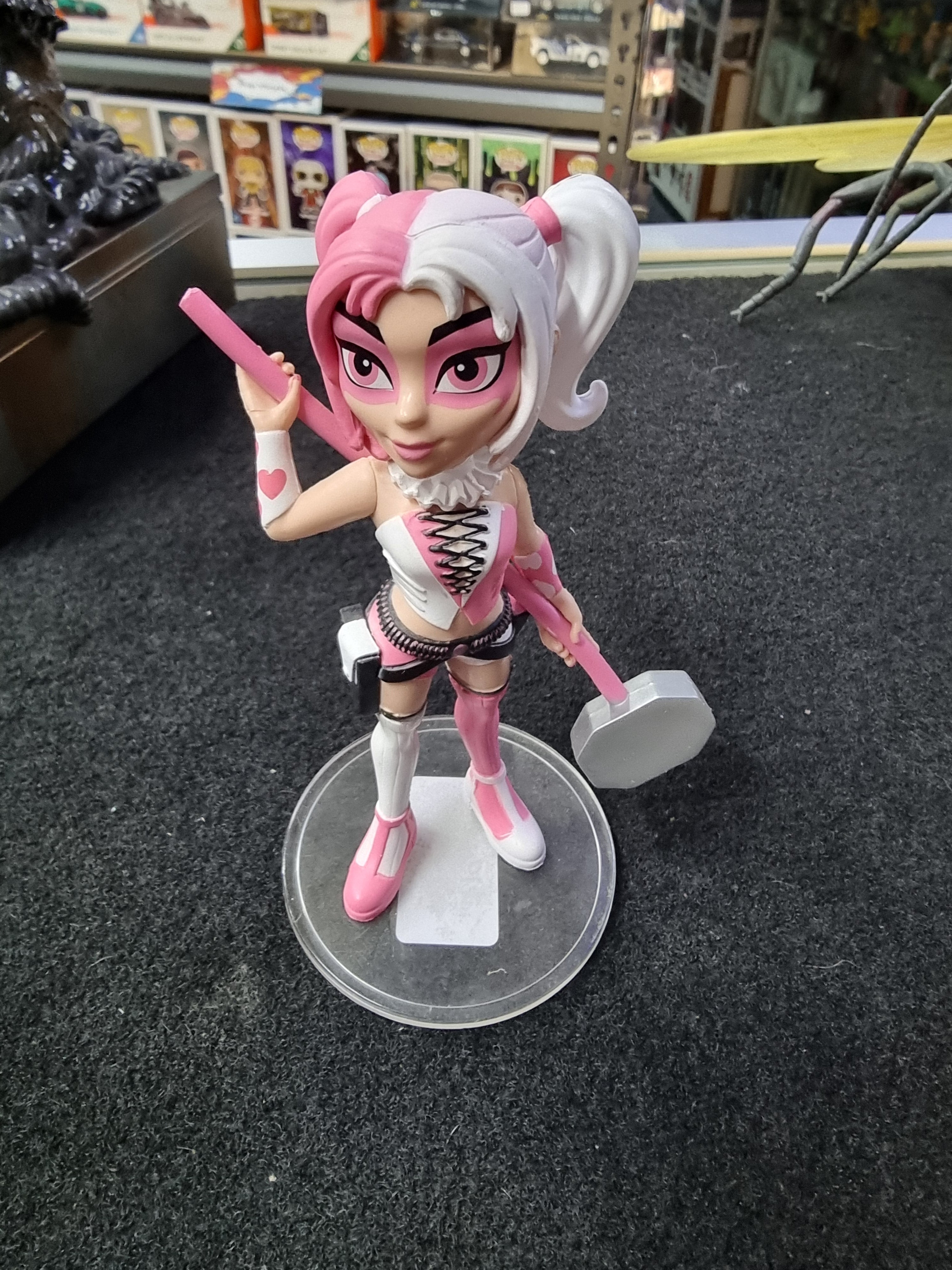 ROCK CANDY HARLEY QUINN PINK AND WHITE – Captain Comics and ...