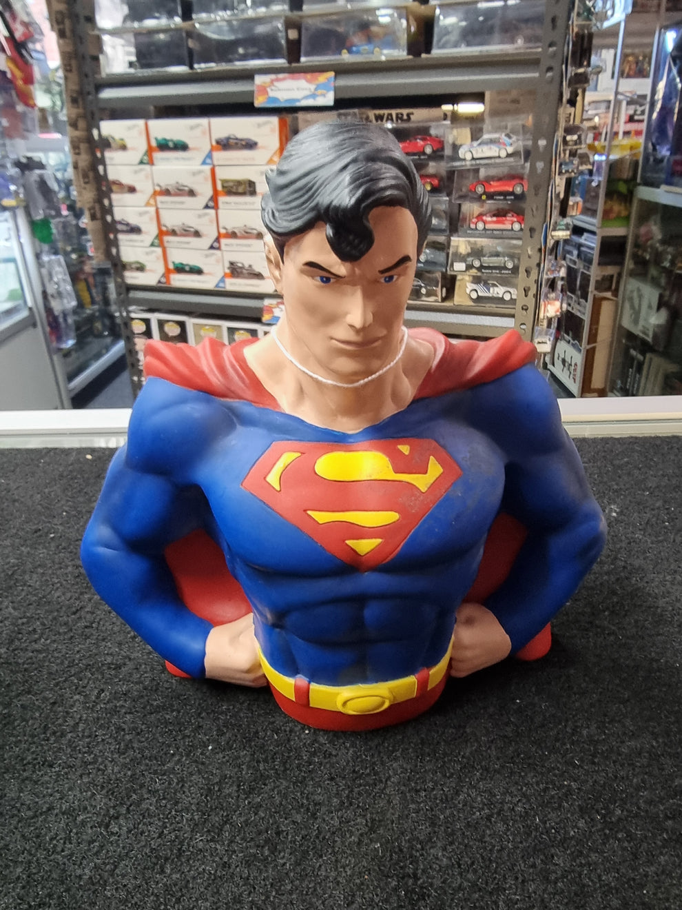 SUPERMAN MONEY BANK – Captain Comics and Collectables Pty Ltd