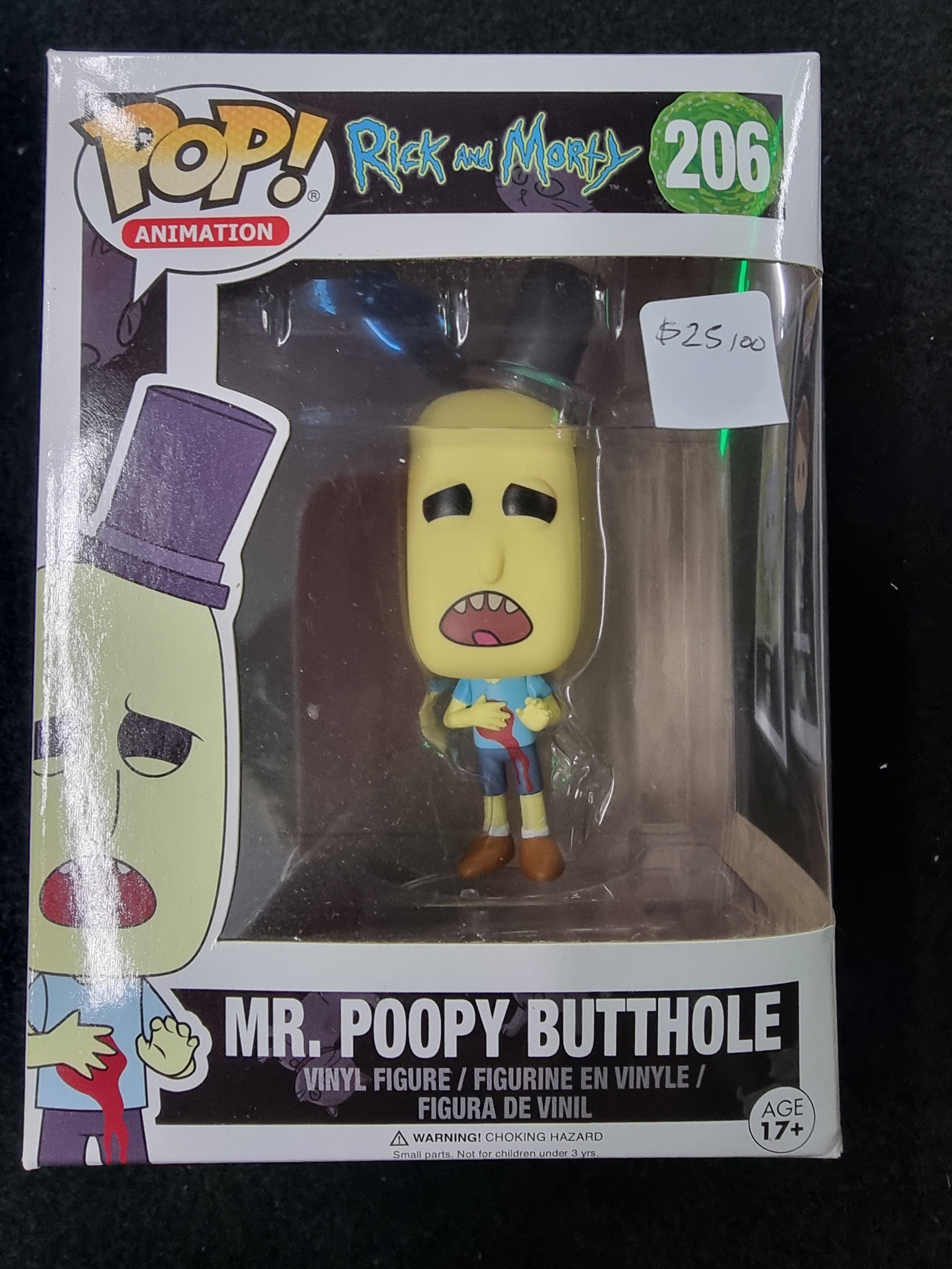 FUNKO POP RICK AND MORTY MR.POOPY BUTTHOLE #206 – Captain Comics and ...