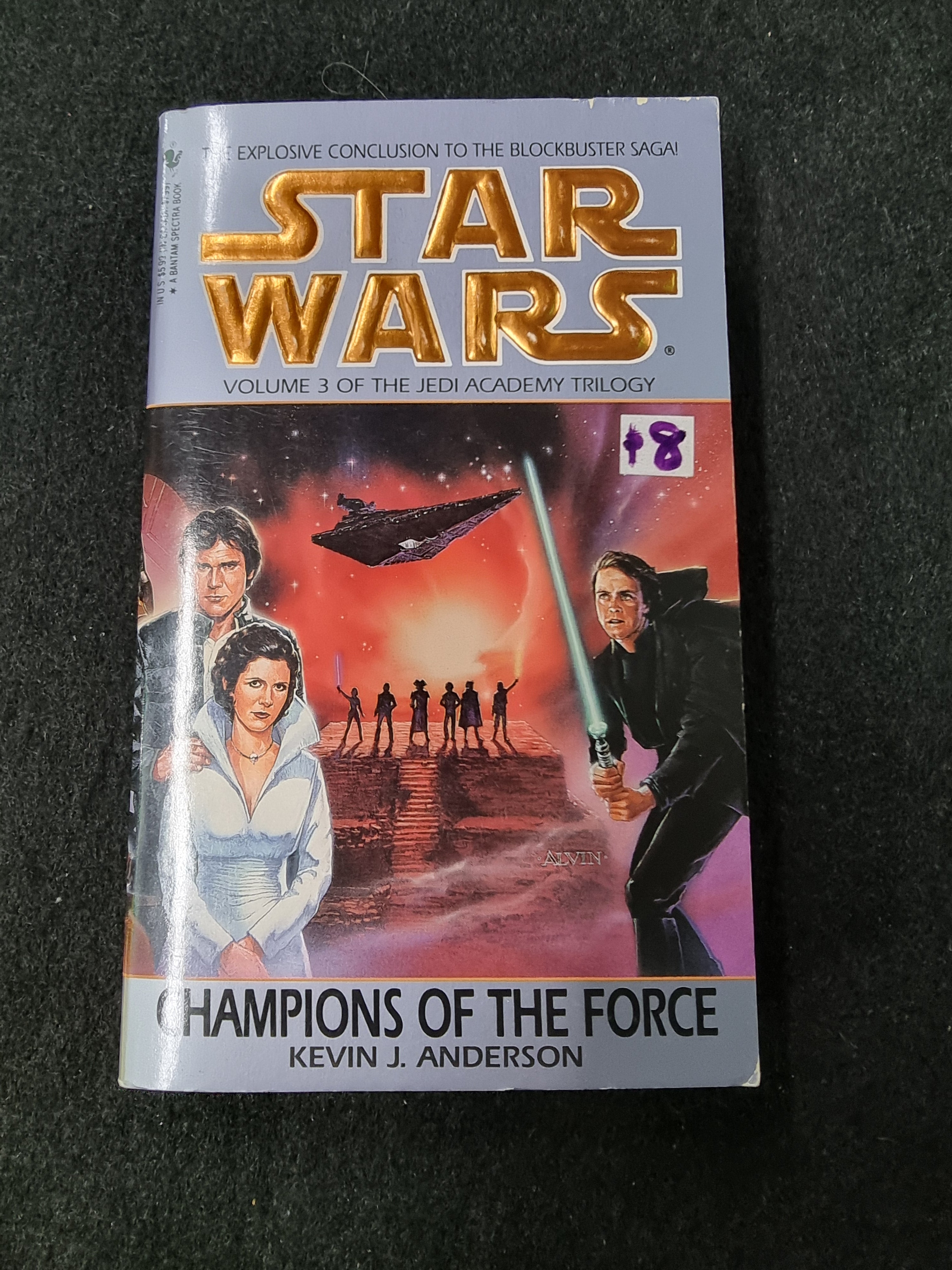 STAR WARS VOL 3 OF THE JEDI ACADEMY TRILOGY-CHAMPIONS OF THE FORCE ...