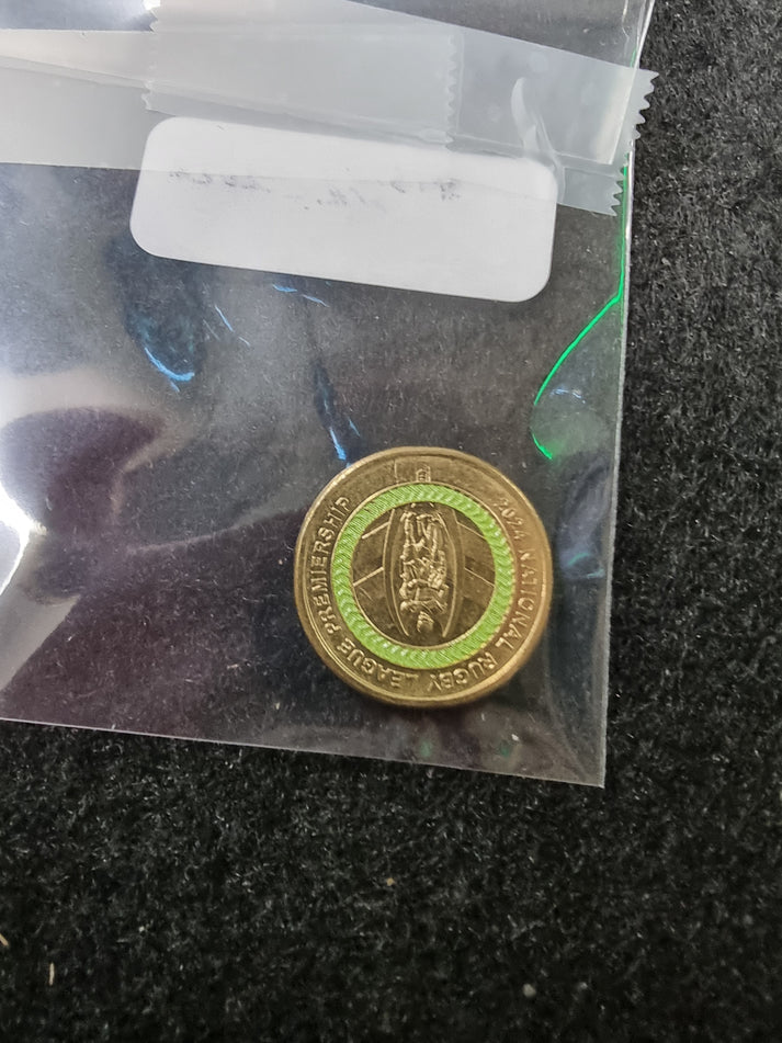 AUSTRALIAN: 2024 $2 NRL RUGBY COLOURED COIN – Captain Comics and ...