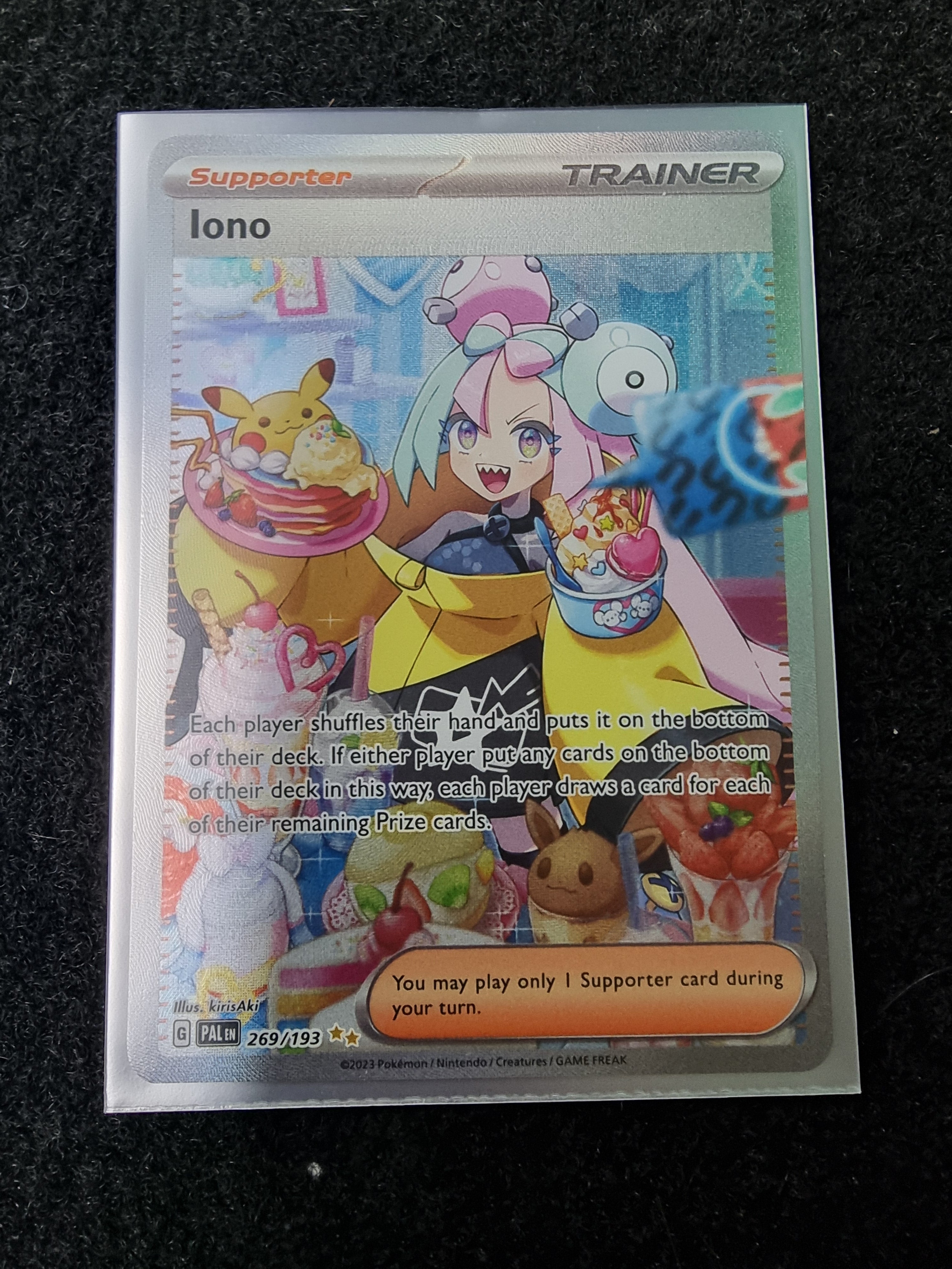 Pokémon TCG Iono Scarlet & Violet - Paldea Evolved 269/193 Holo Specia ...
