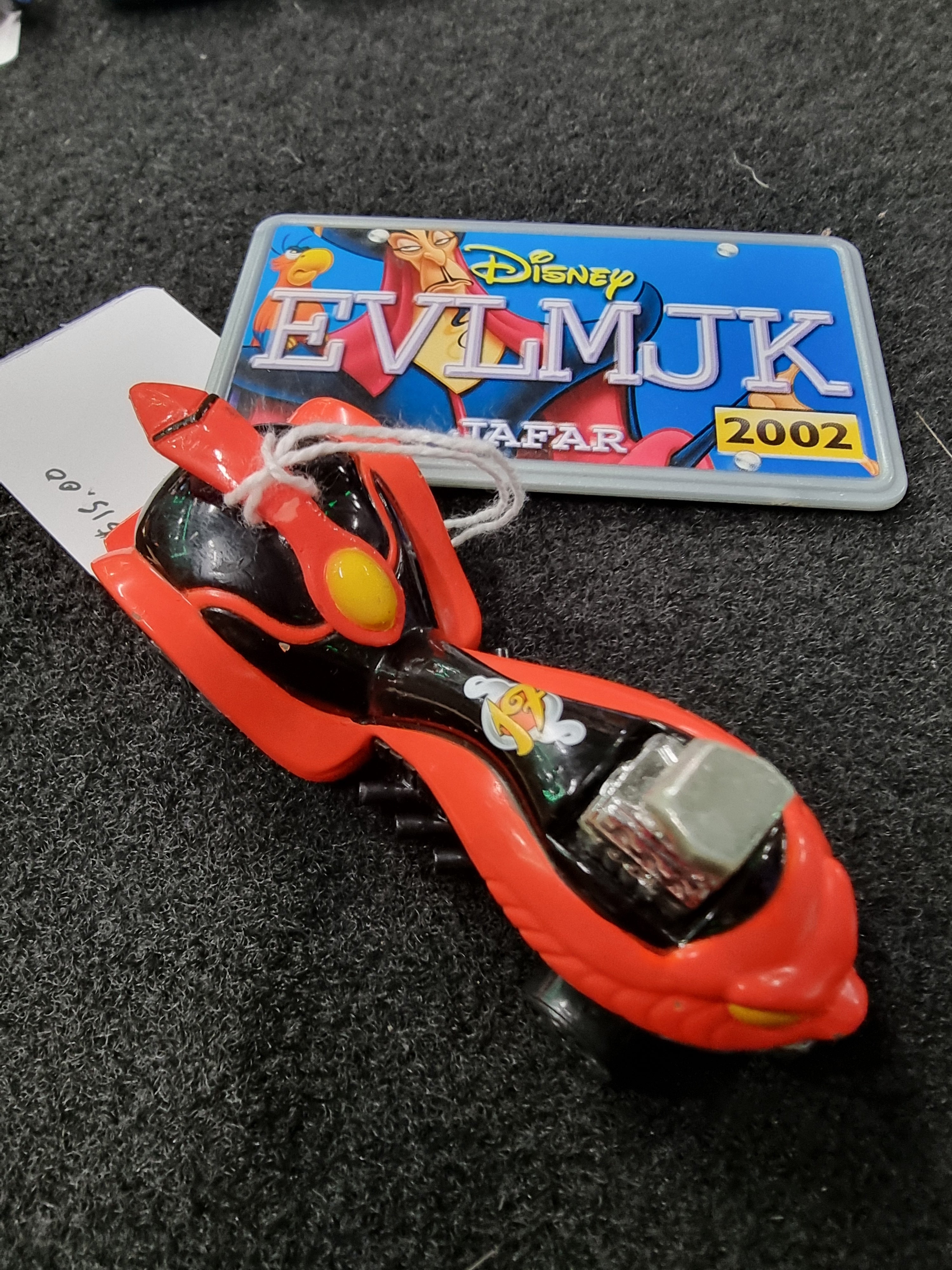 Disney Wild Racers Car Jafar Diecast with License Plate Aladdin ...