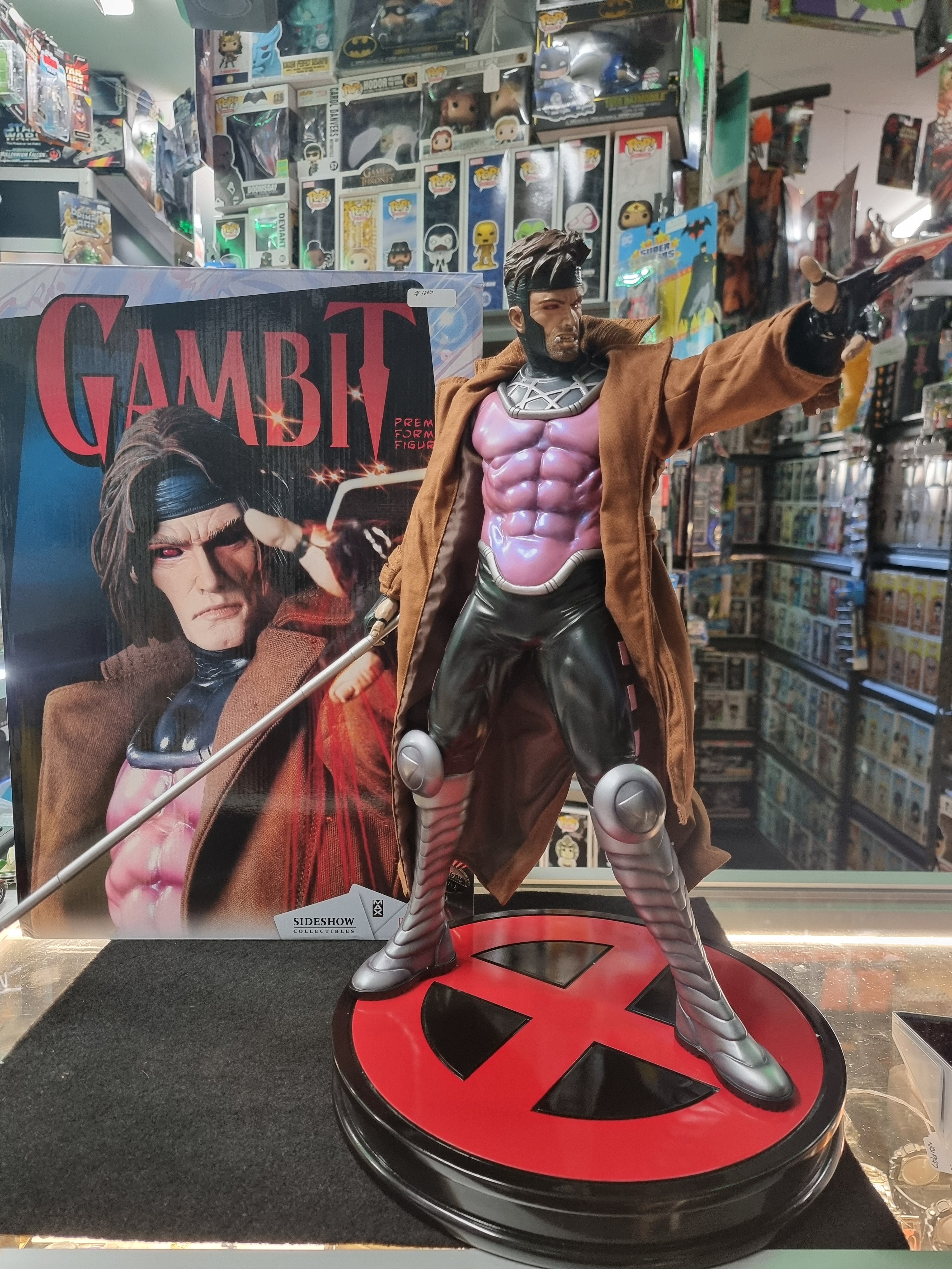 Sideshow Exclusive Collectible Gambit Premium Format Figure 233/750 ...