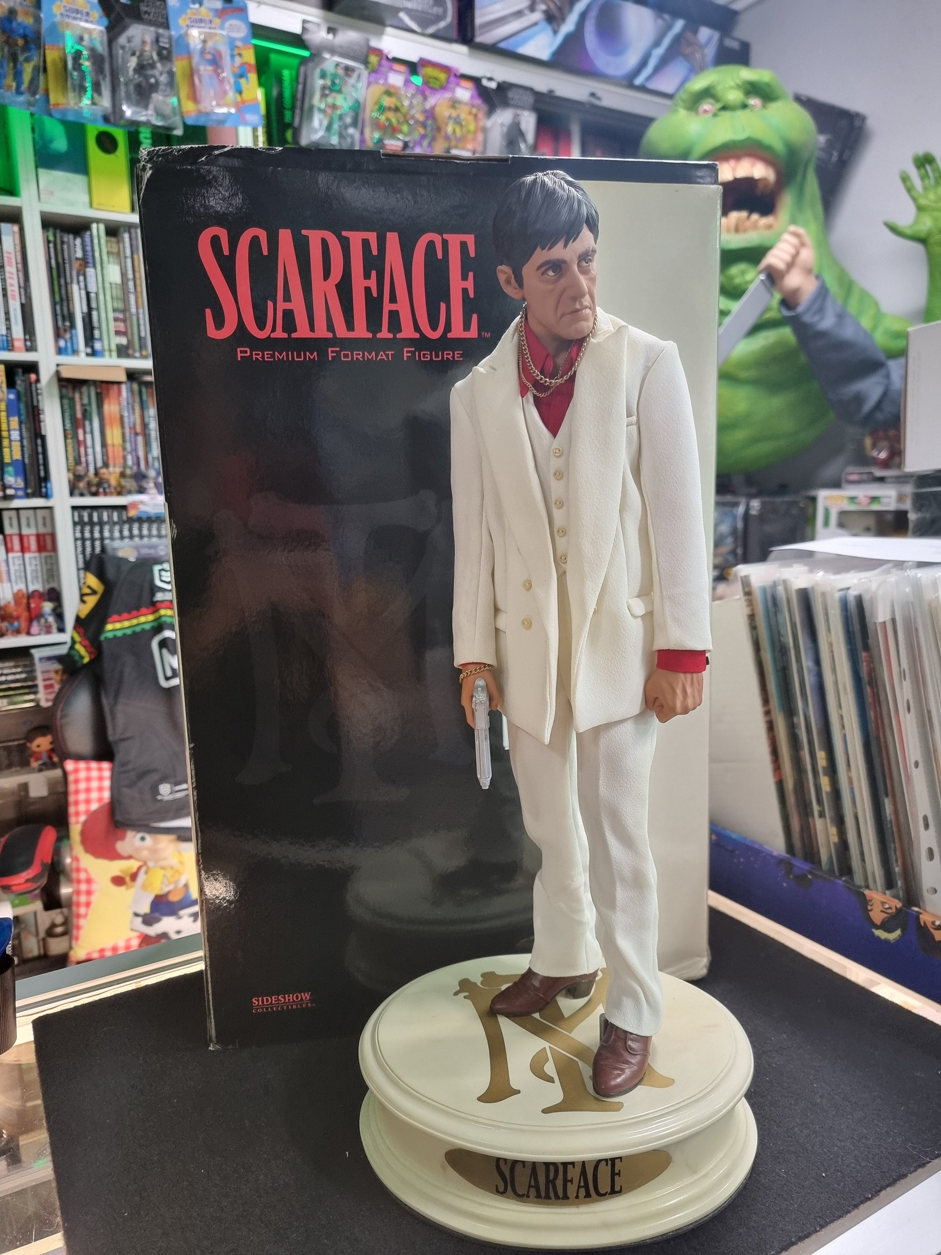 SIDESHOW COLLECTIBLES SCARFACE PREMIUM FORMAT STATUE 0998/1500 ...