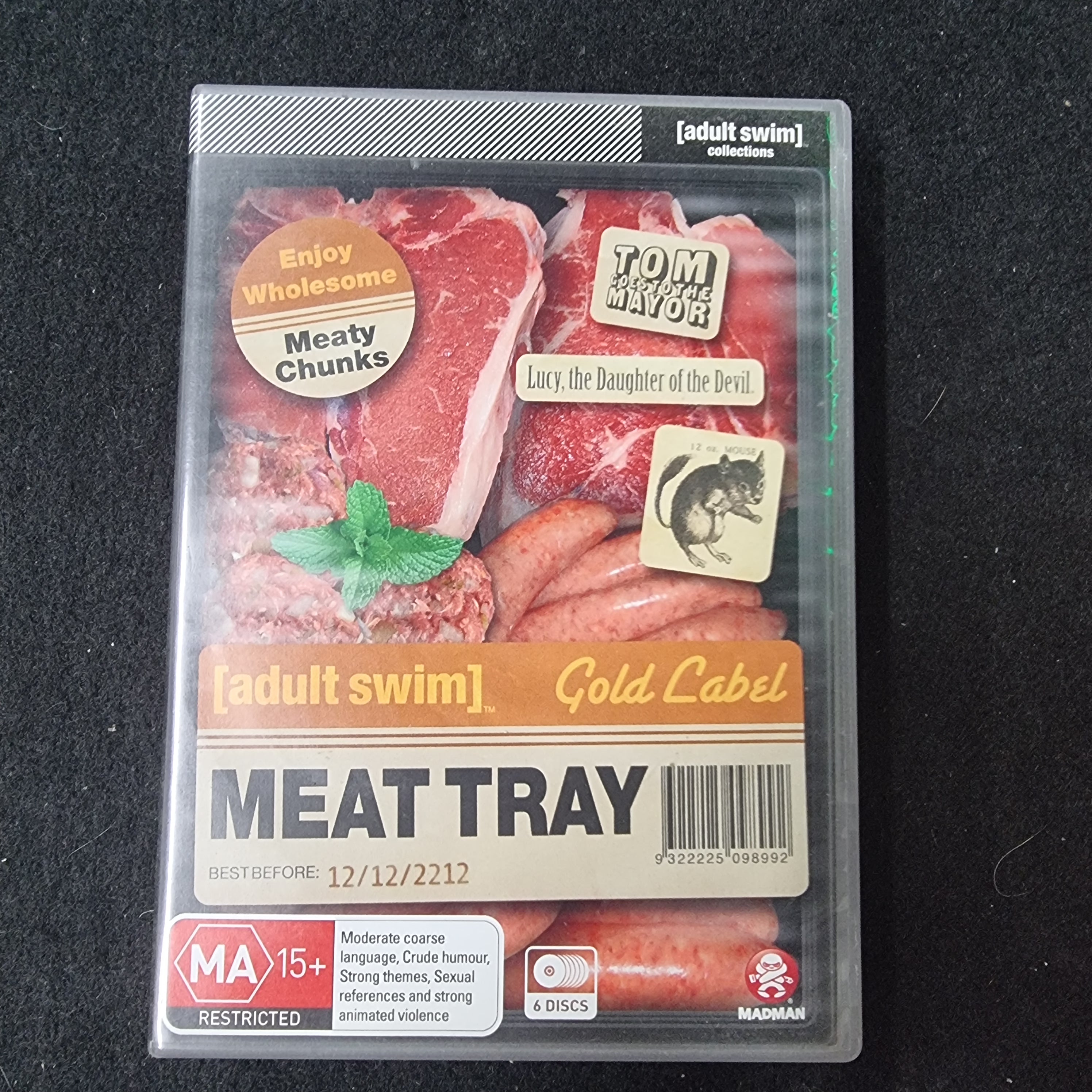 ADULT SWIM MEAT TRAY GOLD LABEL – Captain Comics and Collectables Pty Ltd