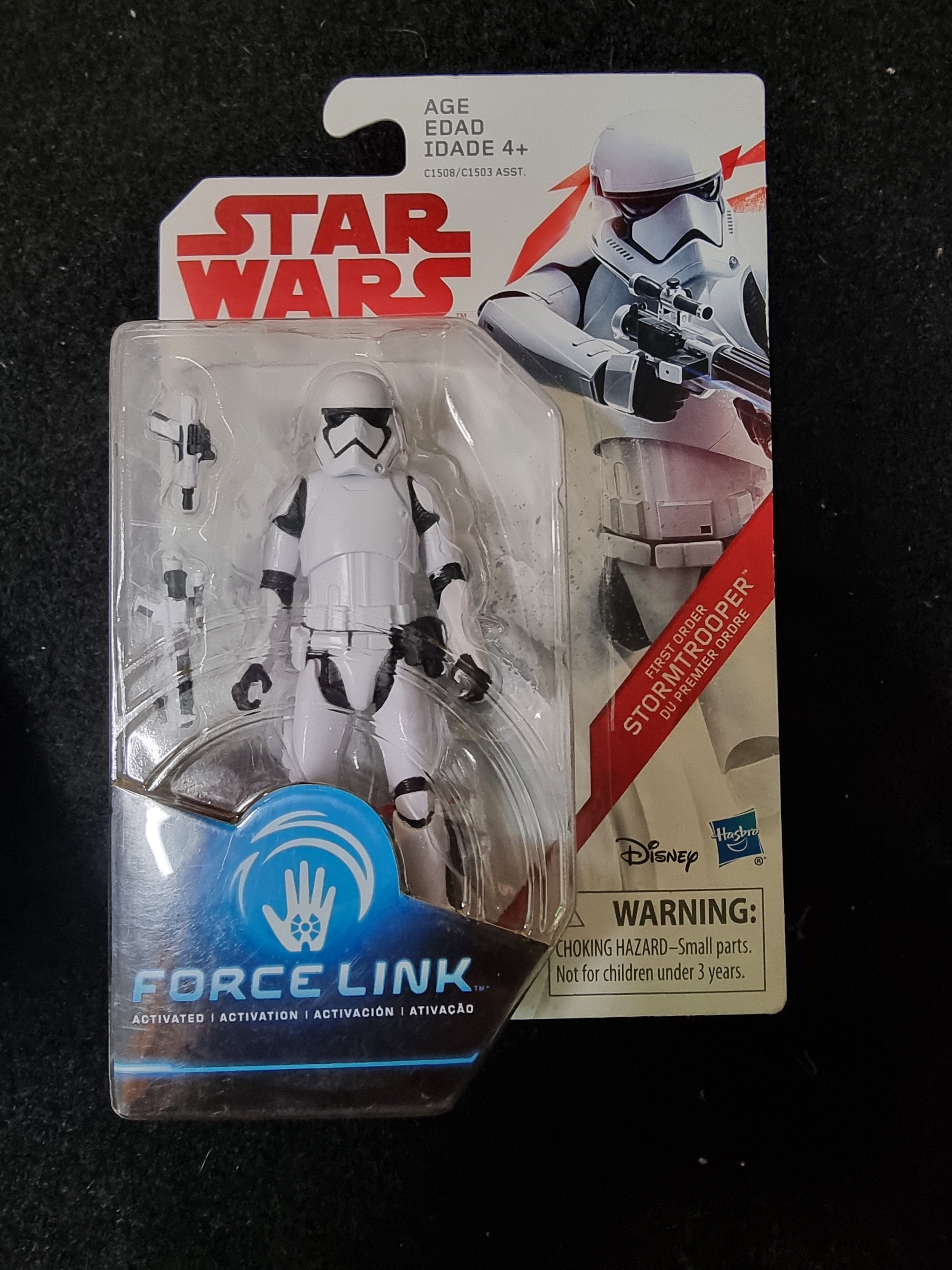 STAR WARS FORCE LINK FIRST ORDER STORMTROOPER FIGURE – Captain Comics ...