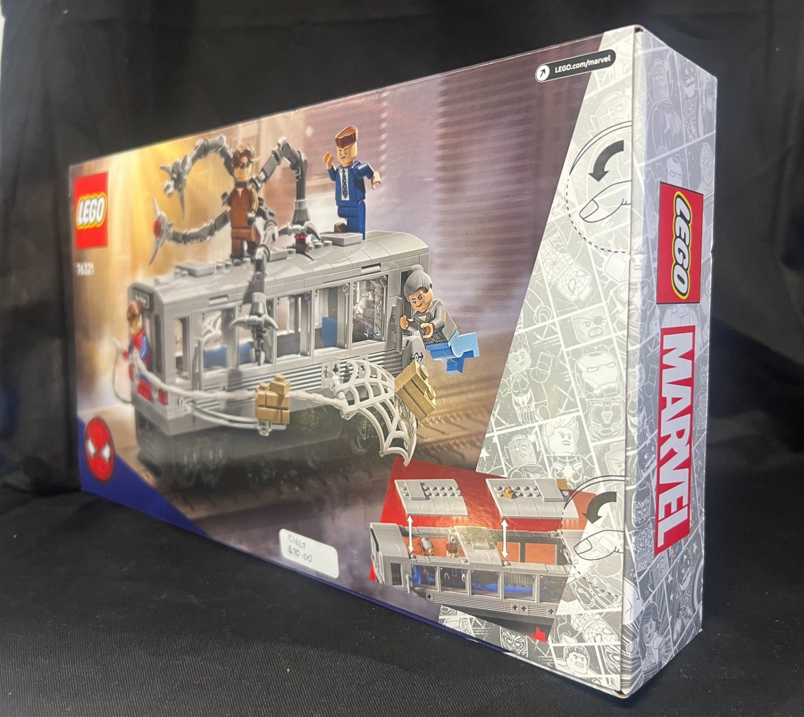 LEGO Marvel 76321 Spider-Man vs. Doc Ock Subway Train Scene Age 9+ 393 ...