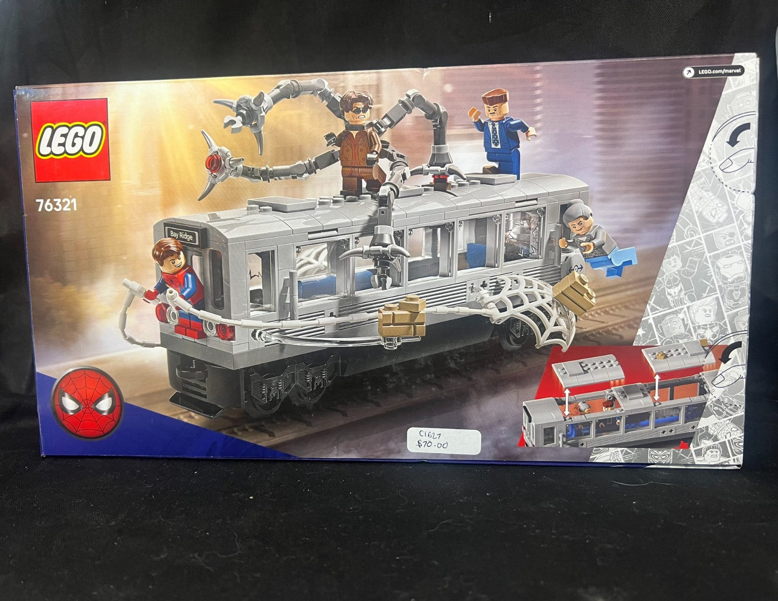 LEGO Marvel 76321 Spider-Man vs. Doc Ock Subway Train Scene Age 9+ 393 ...