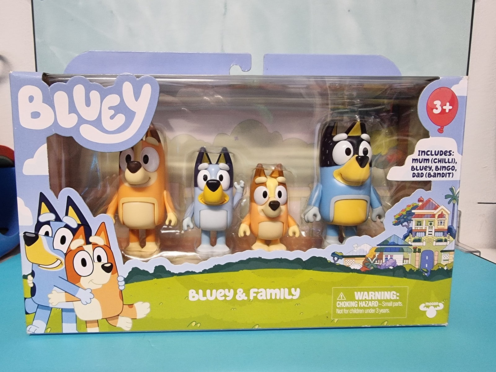 Bluey Family Figurines 4 Pack From Moose Toys – Captain Comics and ...