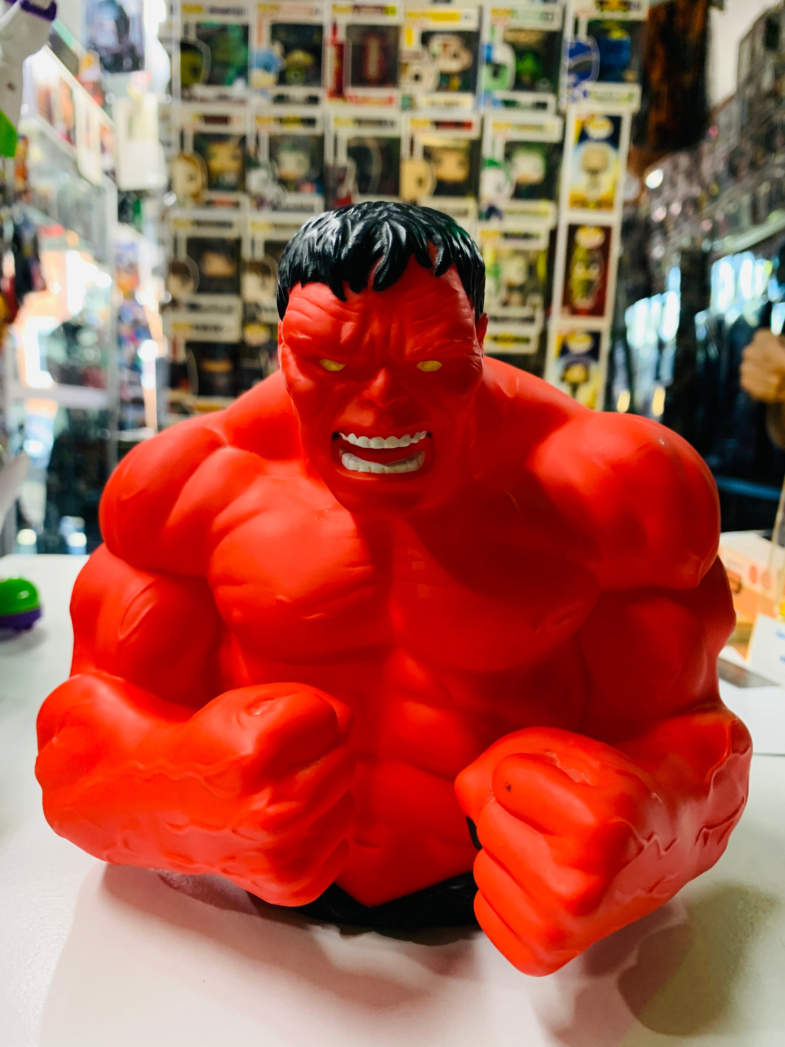 Bust bank red hulk – Captain Comics and Collectables Pty Ltd