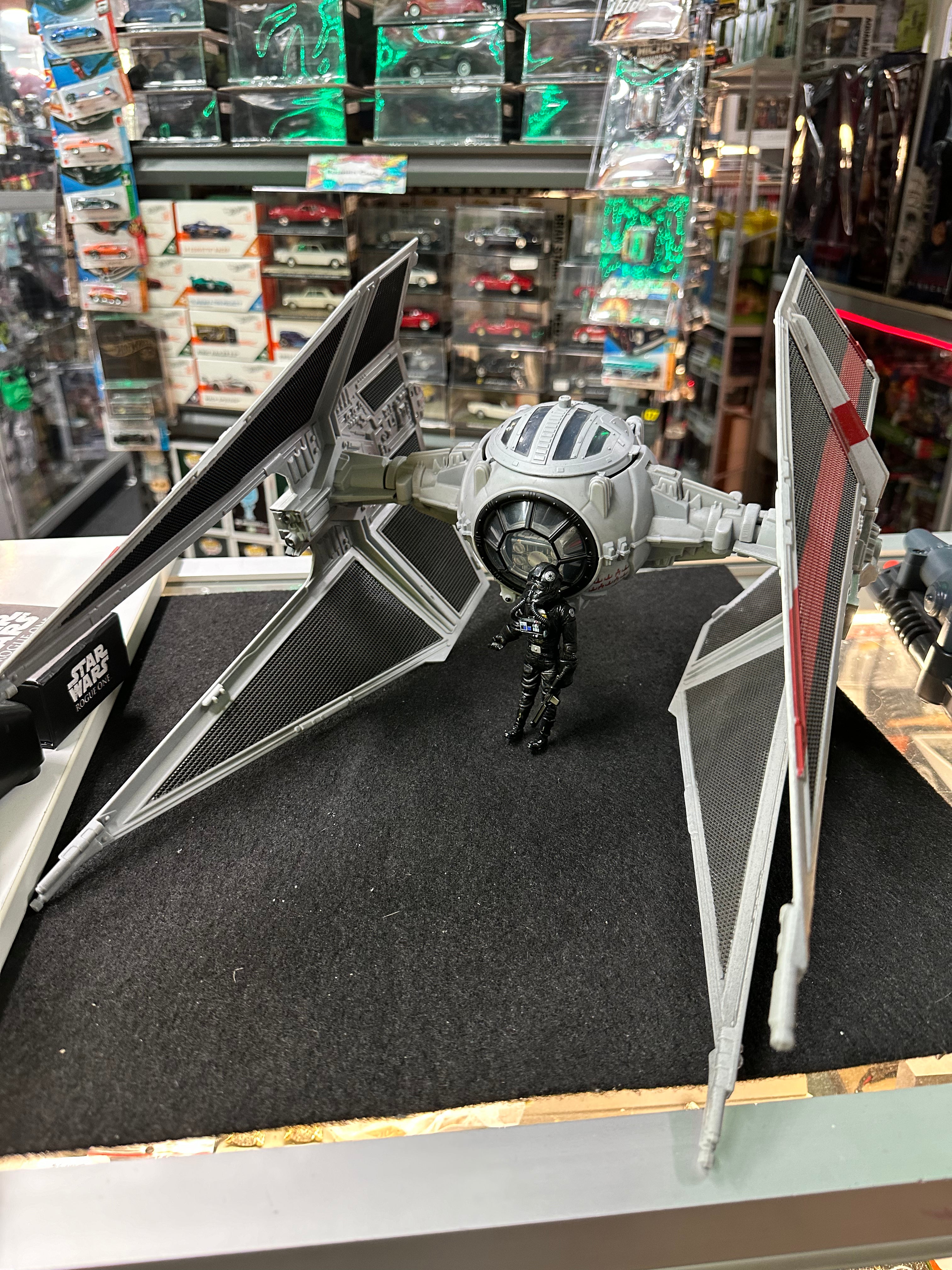 Star Wars “Elite Tie Interceptor” With 181st Squadron Tie Pilot ...