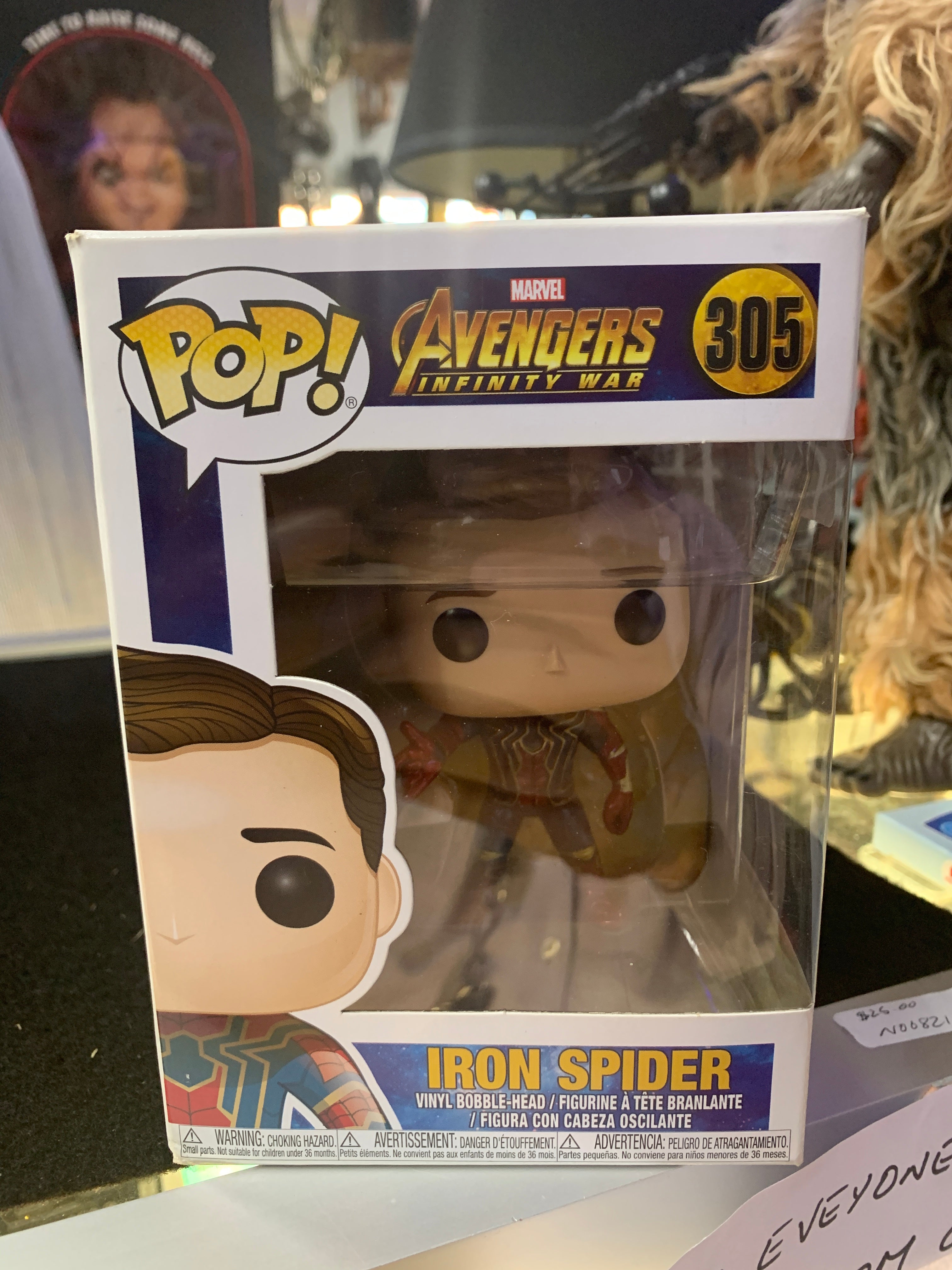 Pop funko avengers infinity war 305 iron spider – Captain Comics and ...