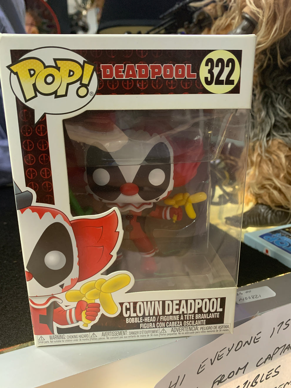 Pop funko Deadpool 322 clown Deadpool – Captain Comics and Collectables ...