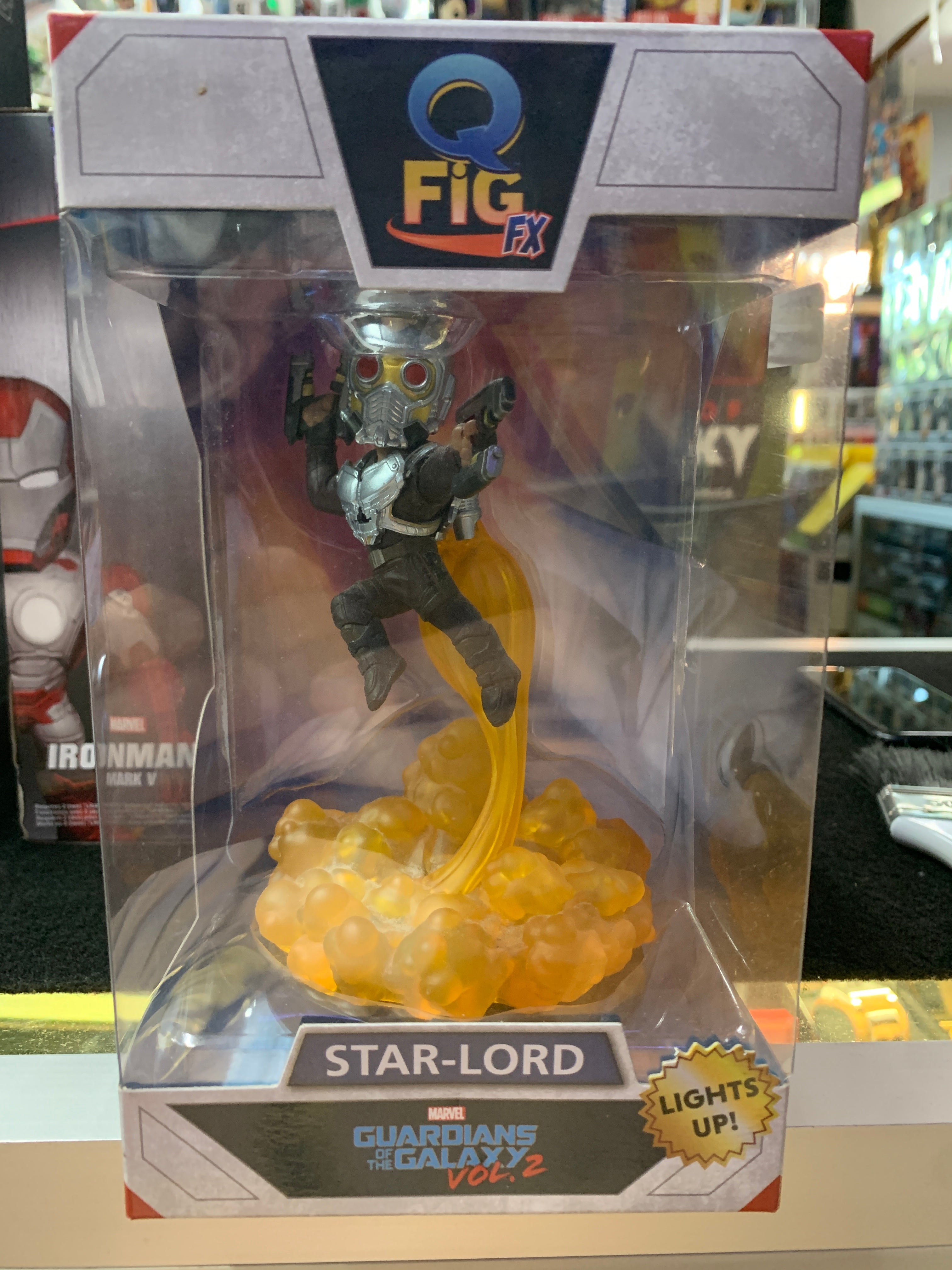 Q Fig fx Star -lord lights up – Captain Comics and Collectables Pty Ltd