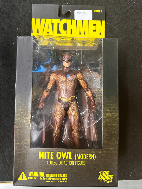 WATCHMEN NITE OWL (MODERN) COLLECTOR ACTIION FIGURE – Captain Comics ...