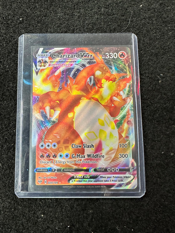 POKEMON CHARIZARD VMAX CLAW SLASH G-MAX WILDFIRE 330 – Captain Comics ...