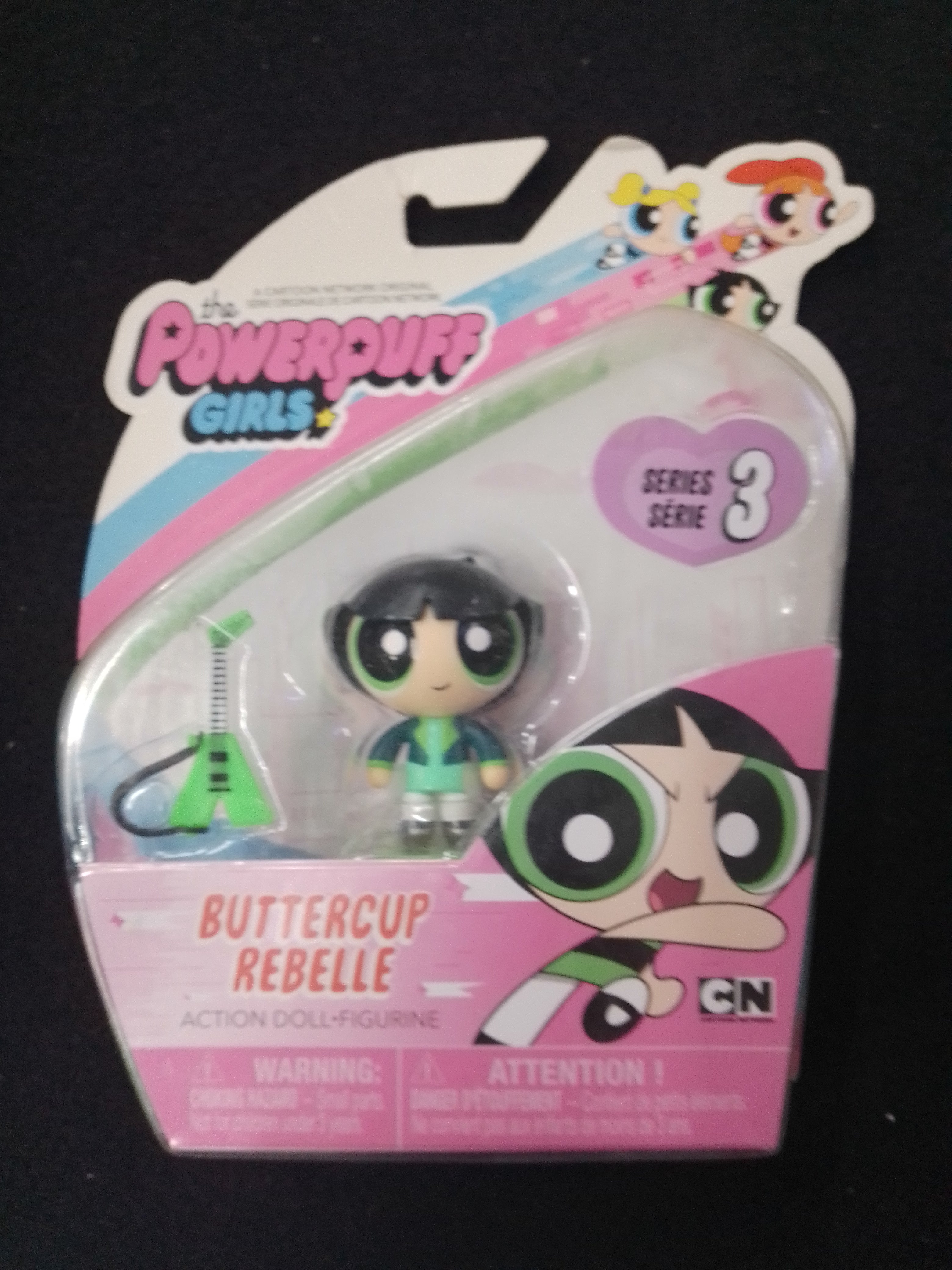CN Spin Master The Powerpuff Girls Rebelle Buttercup Series 3 Figure ...