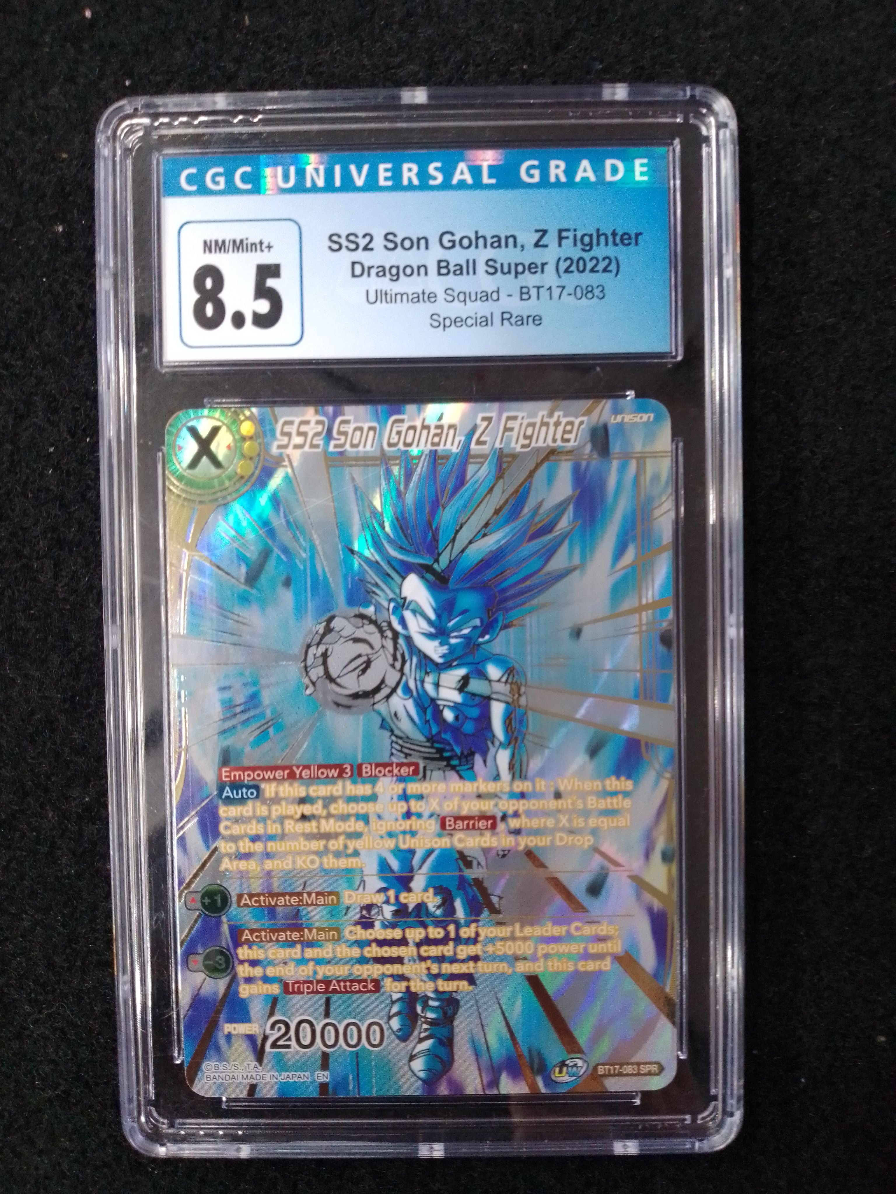 SS2 Son Gohan, Z Fighter Dragon Ball Super 2022 Graded Card - N08672 ...