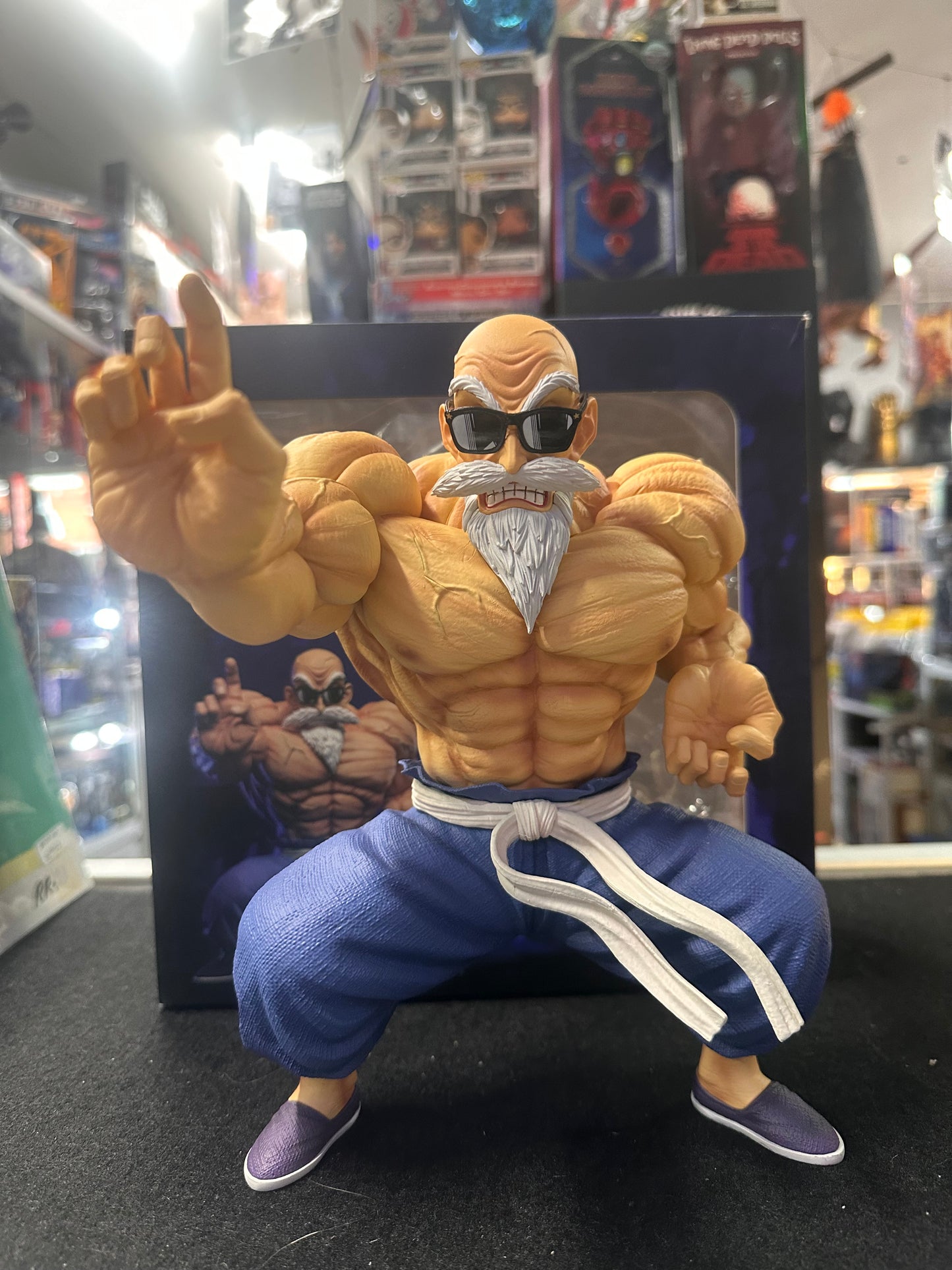 Figurine Master Roshi Muscle 24 CM Luxe Tortoise Awesome Dragon Ball Z ...