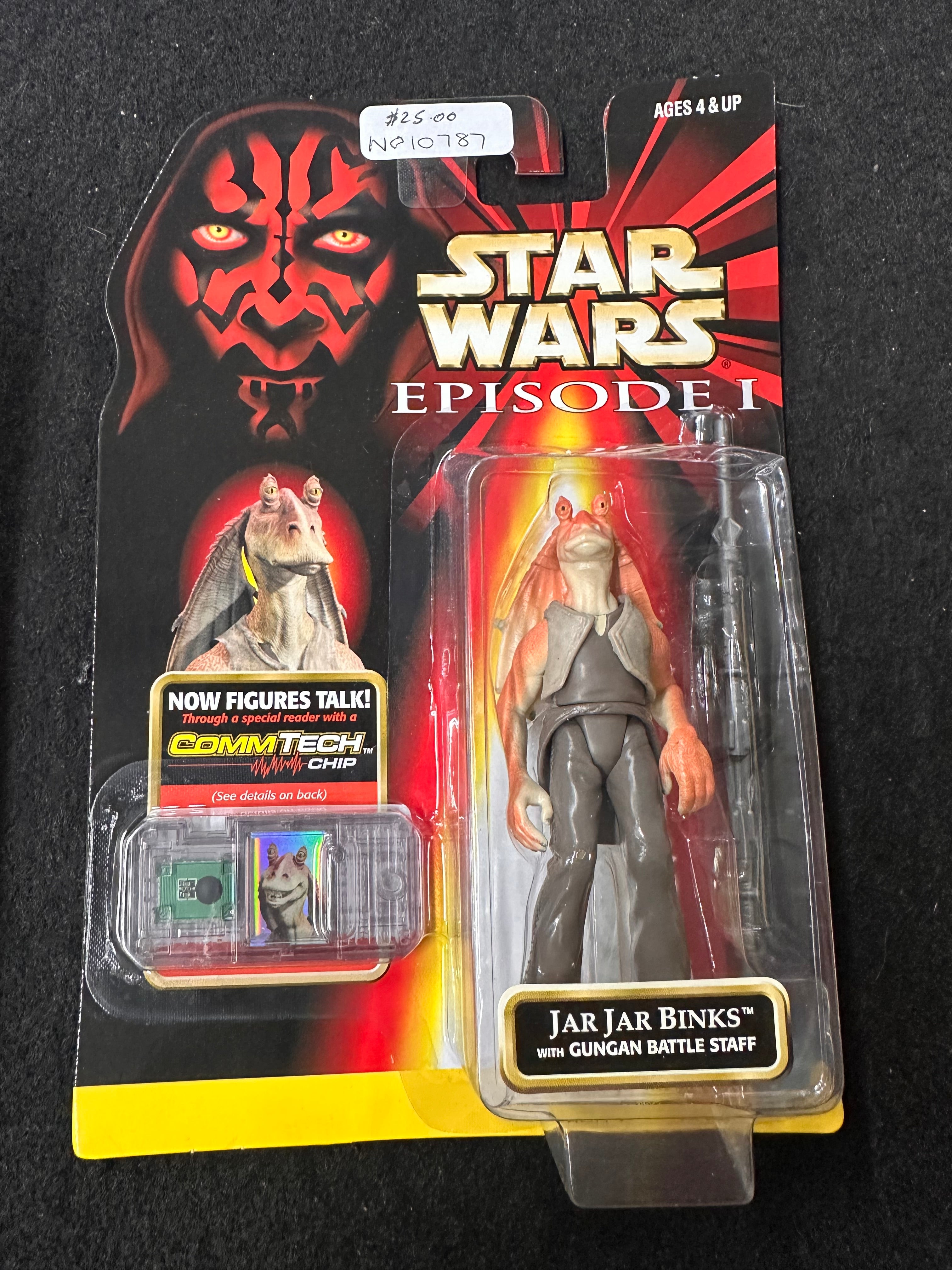 1999 Hasbro Star Wars Episode I Jar Jar Binks CommTech Collection 1 Fi – Captain Comics and ...