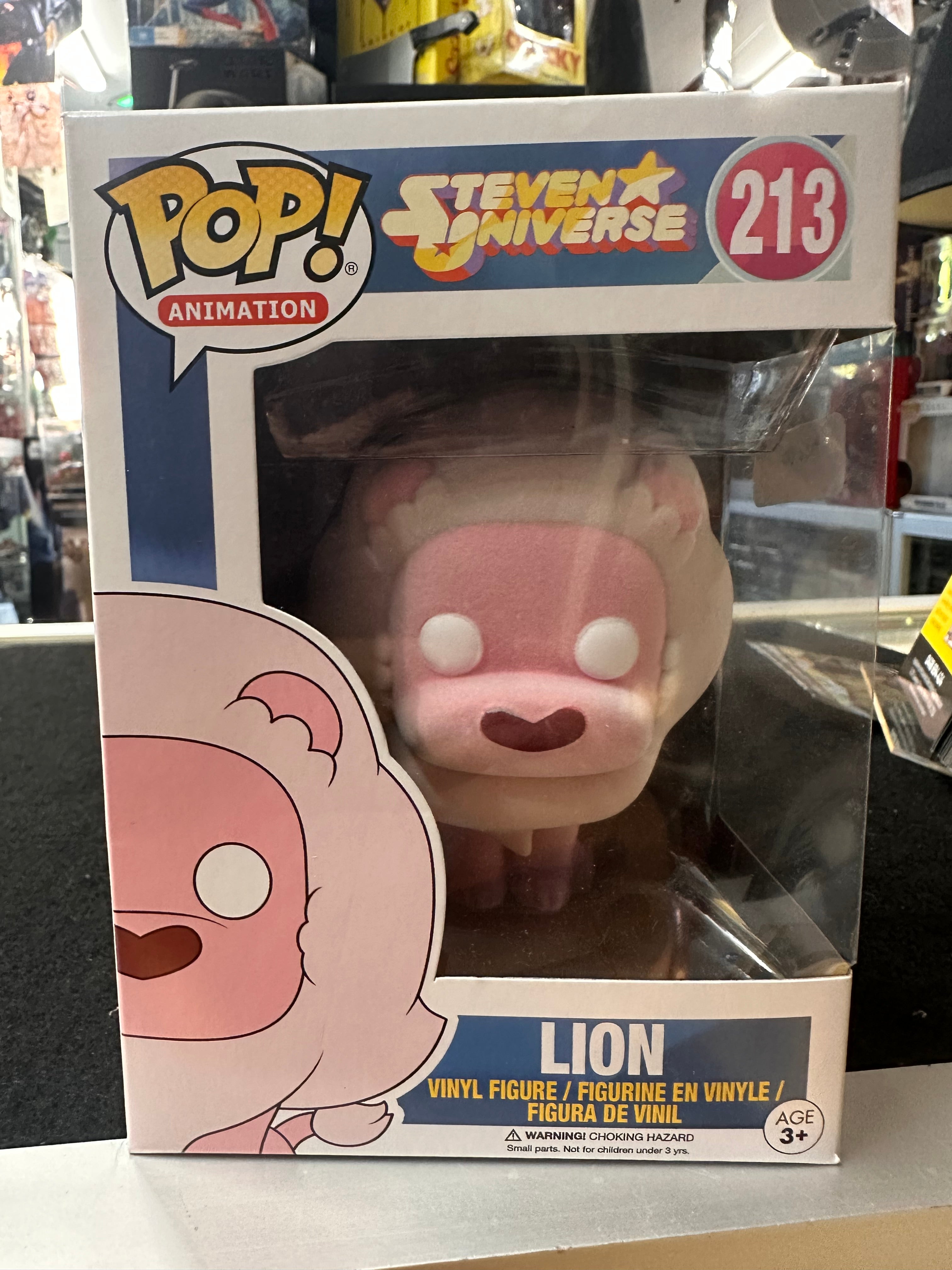 STEVEN UNIVERSE LION # 213 FUNKO POP FLOCKED – Captain Comics and ...
