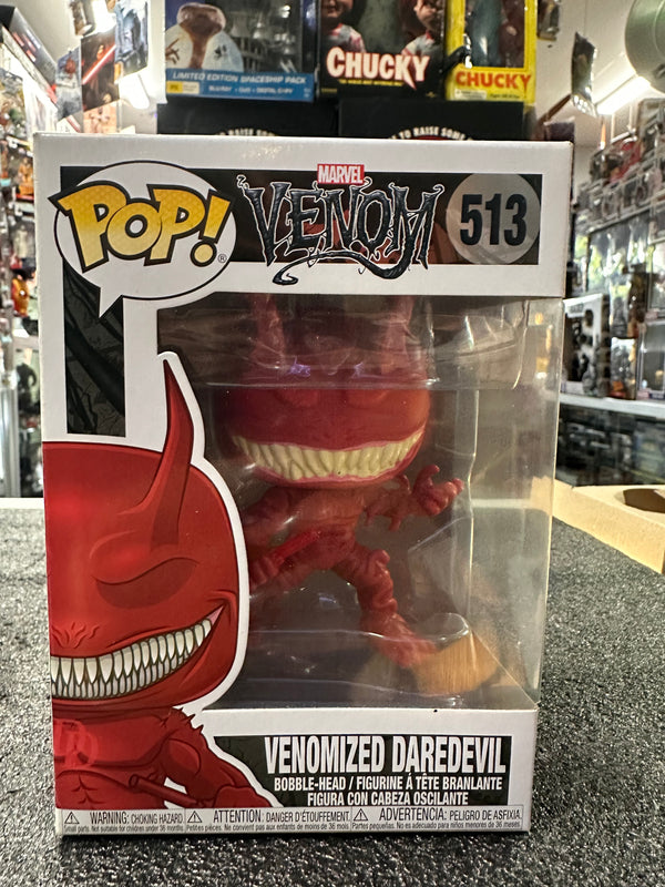 FUNKO POP MARVEL VENOM VENOMIZED DAREDEVIL #513 – Captain Comics and ...
