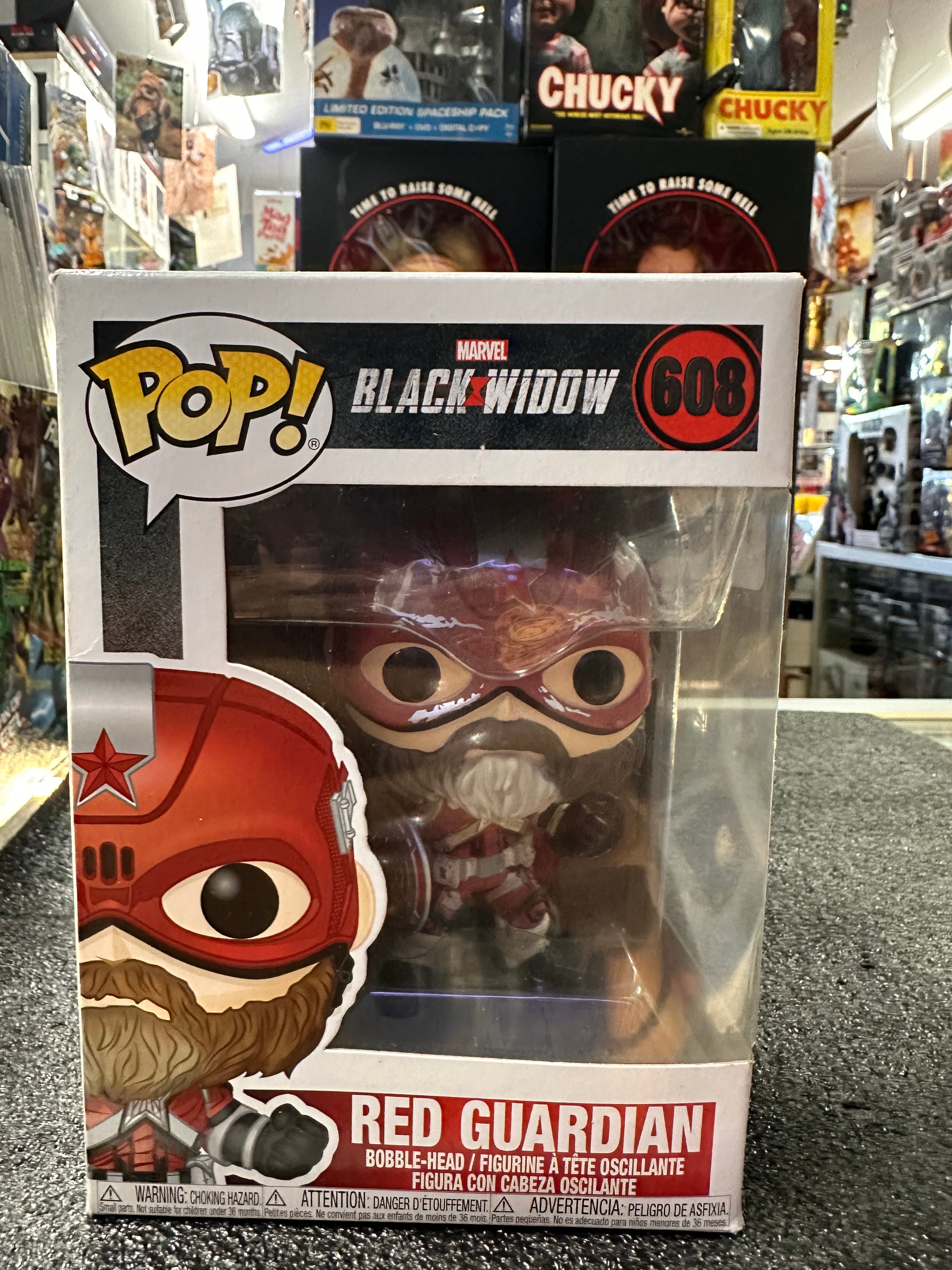 FUNKO BLACK WIDOW RED GUARDIAN #608 – Captain Comics and Collectables ...