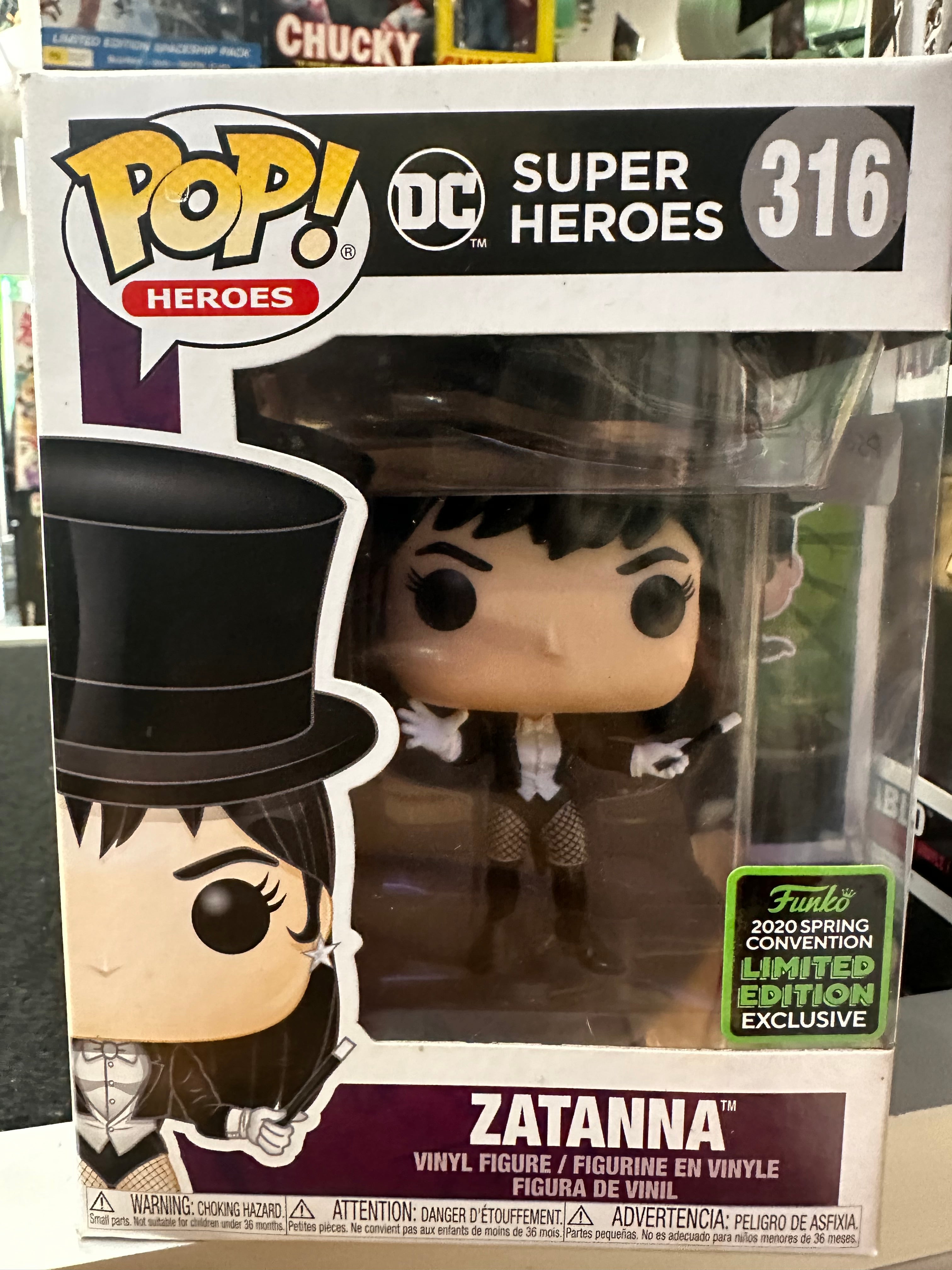 FUNKO POP DC SUPER HEROES ZATANNA #316 – Captain Comics and ...