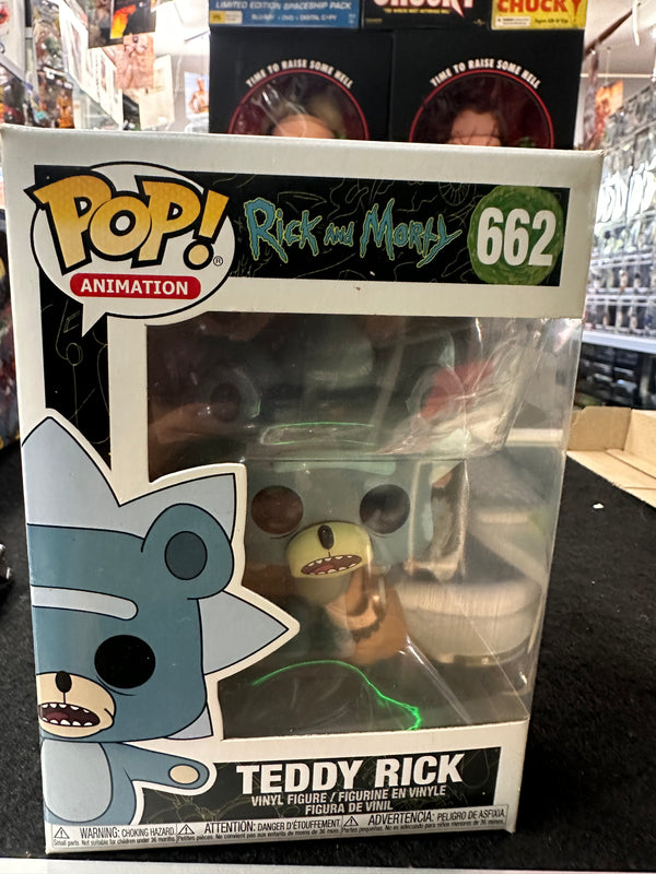 FUNKO POP RICK AND MORTY TEDDY RICK #662 – Captain Comics and ...