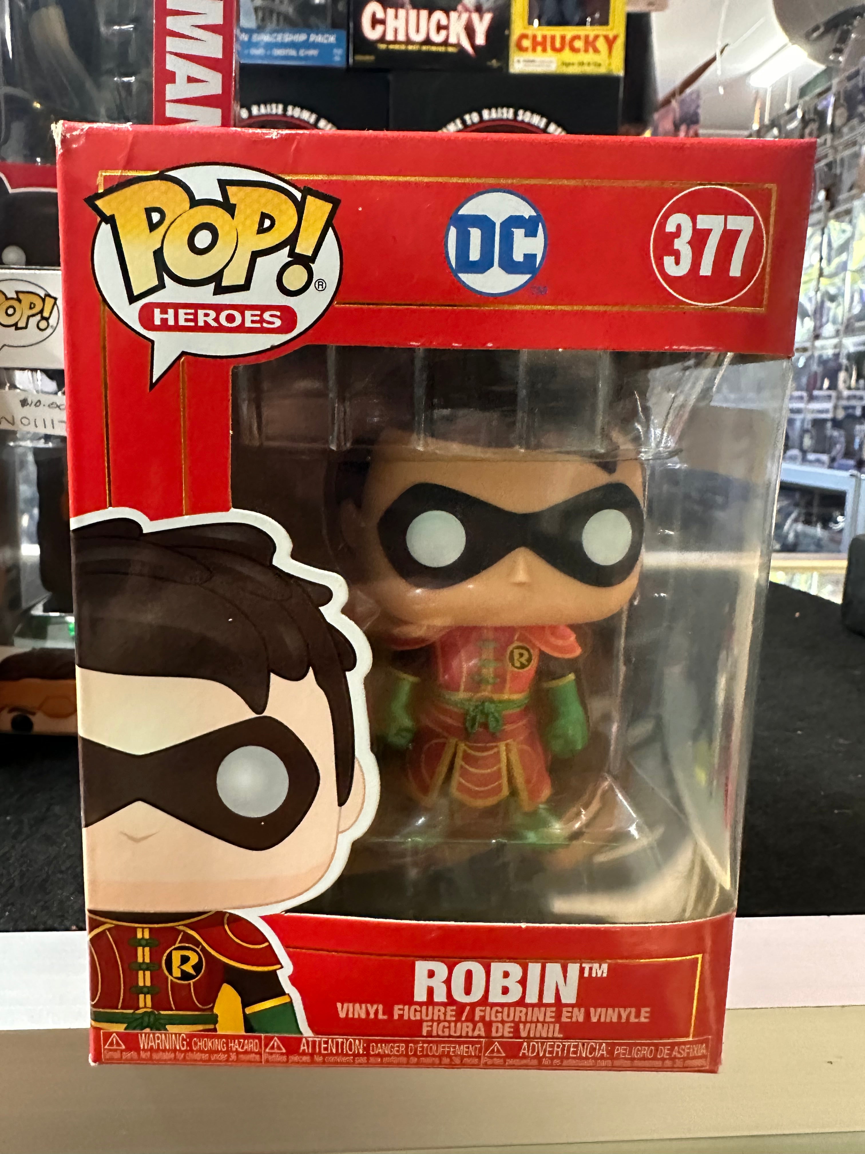 FUNKO POP DC ROBIN #377 – Captain Comics and Collectables Pty Ltd