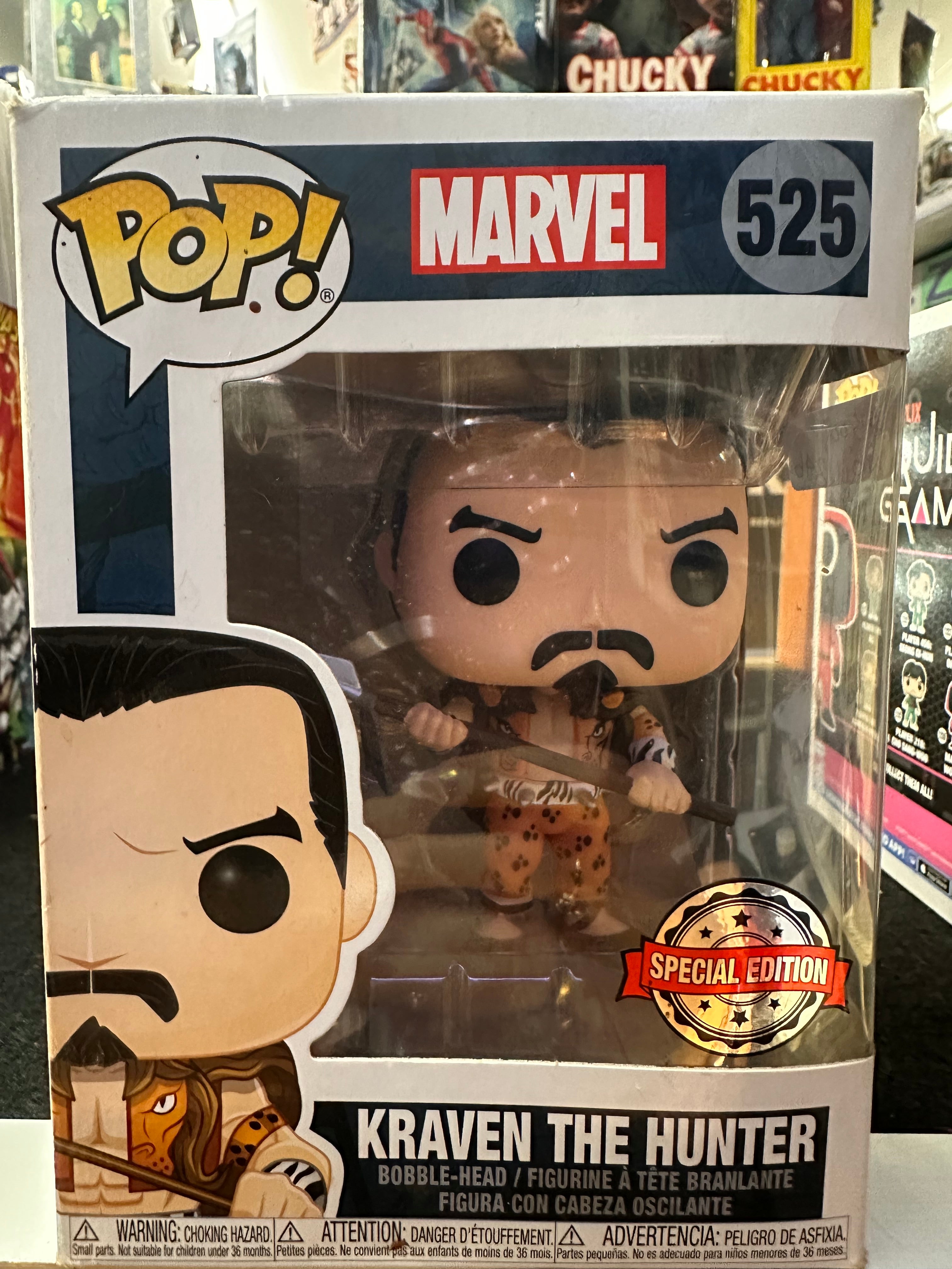 FUNKO POP MARVEL KRAVEN THE HUNTER #525 – Captain Comics and ...