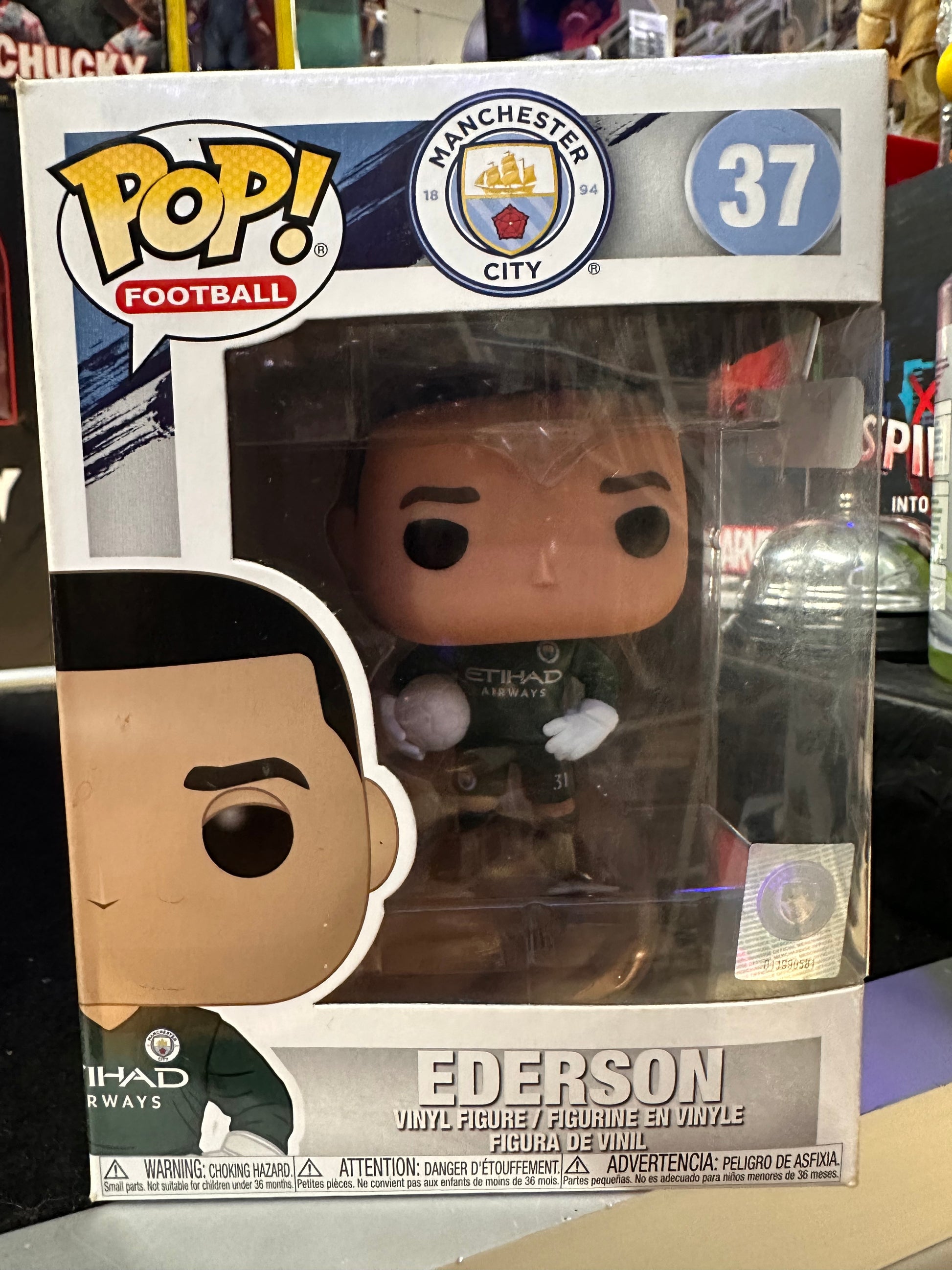 FUNKO POP MANCHESTER CITY EDERSON # 37 – Captain Comics and ...