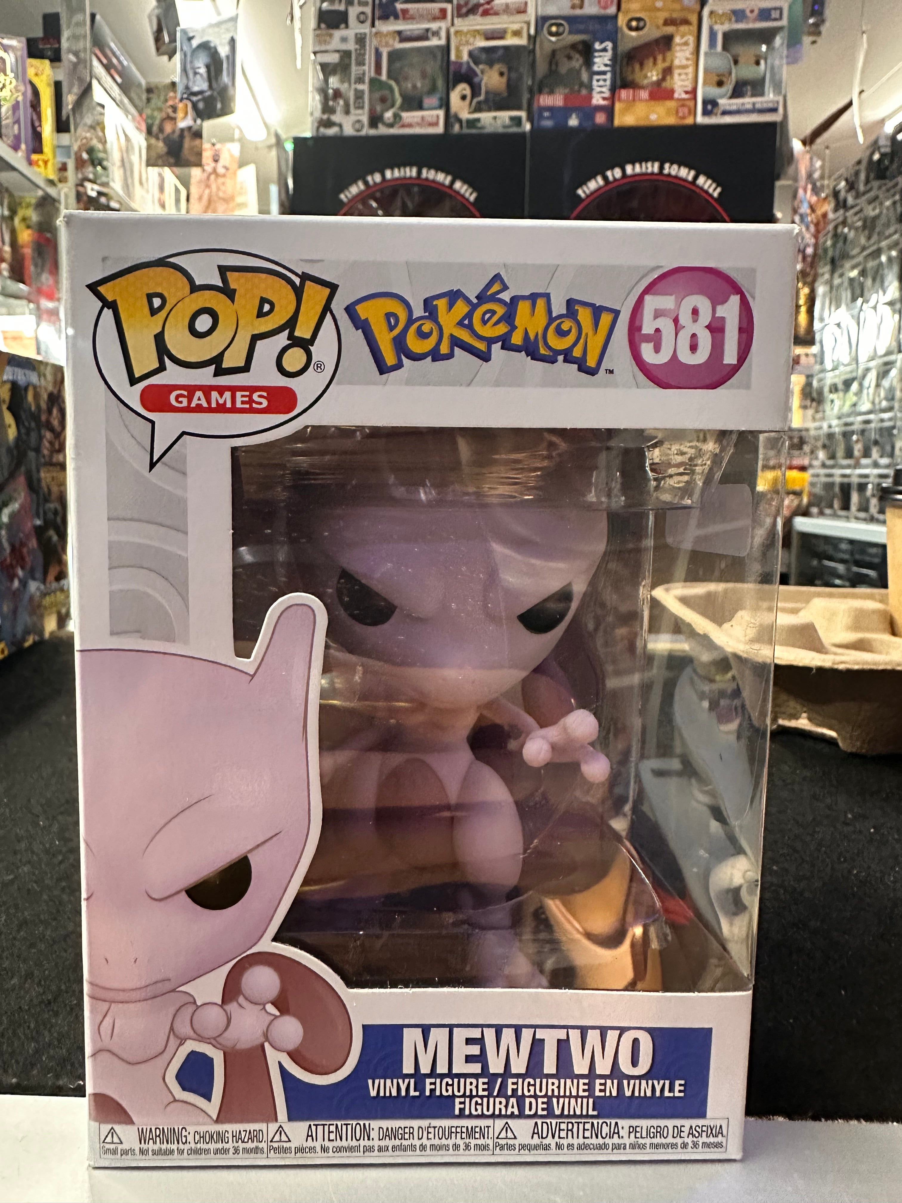 FUNKO POP POKEMON MEWTWO #581 – Captain Comics and Collectables Pty Ltd