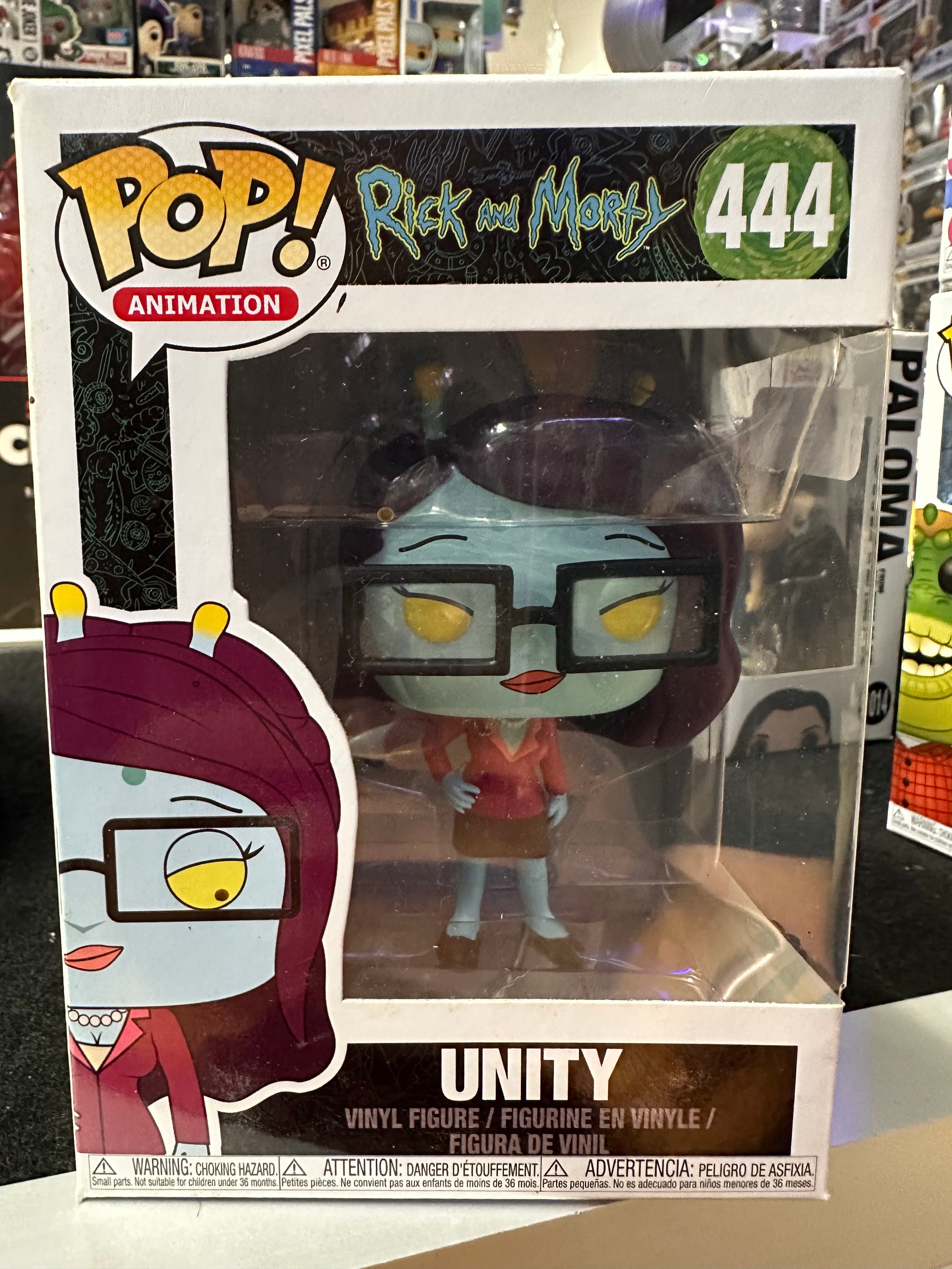 FUNKO POP RICK & MORTY UNITY #444 – Captain Comics and Collectables Pty Ltd
