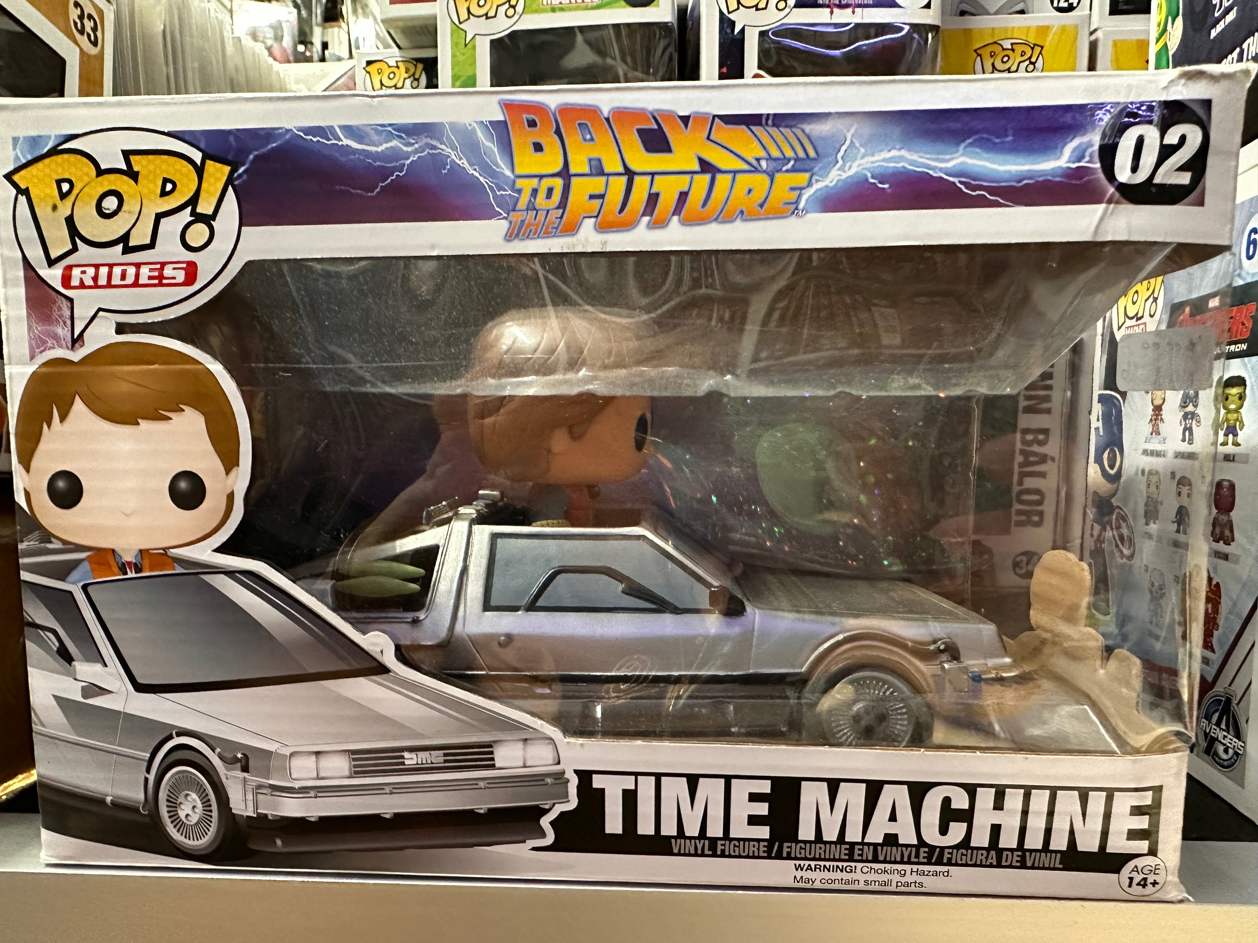 FUNKO POP BACK TO THE FUTURE TIME MACHINE #02 – Captain Comics and ...