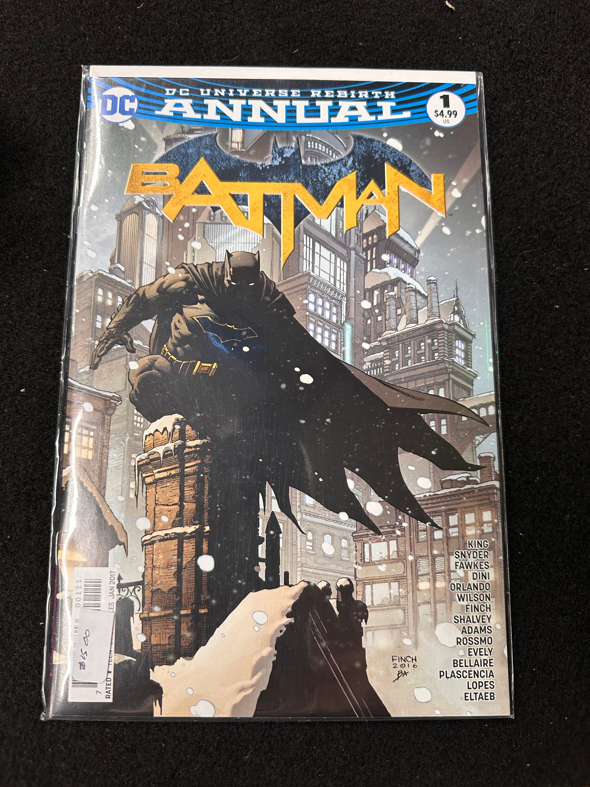 DC UNIVERSE REBIRTH ANNUAL BATMAN # 1 – Captain Comics and Collectables ...