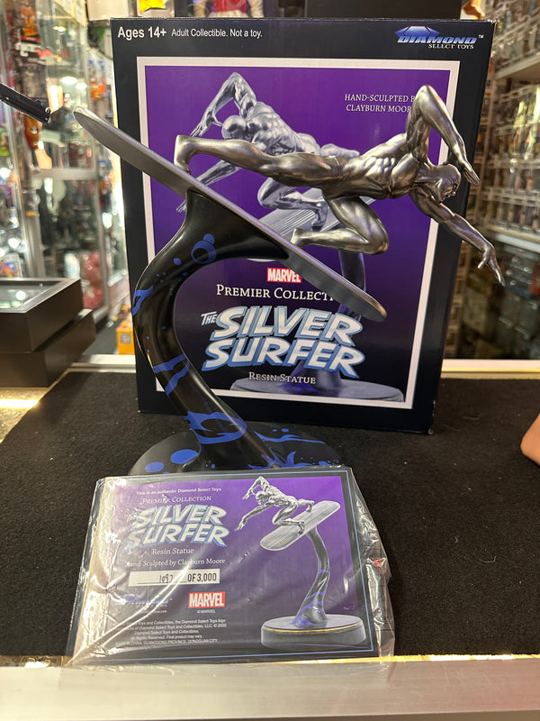 THE SILVER SURFER RESIN STATUE 1092/3000 – Captain Comics and ...