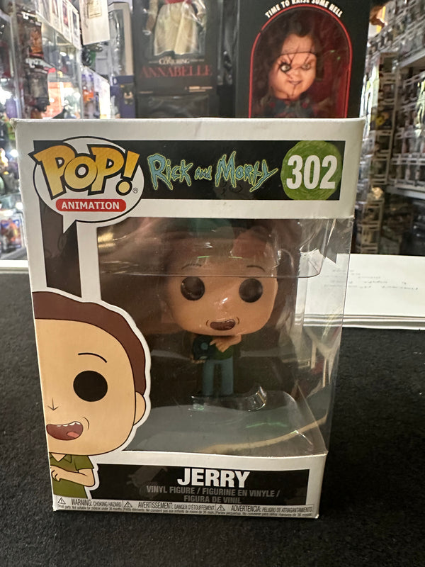 FUNKO POP RICK AND MORTY JERRY #302 – Captain Comics and Collectables ...