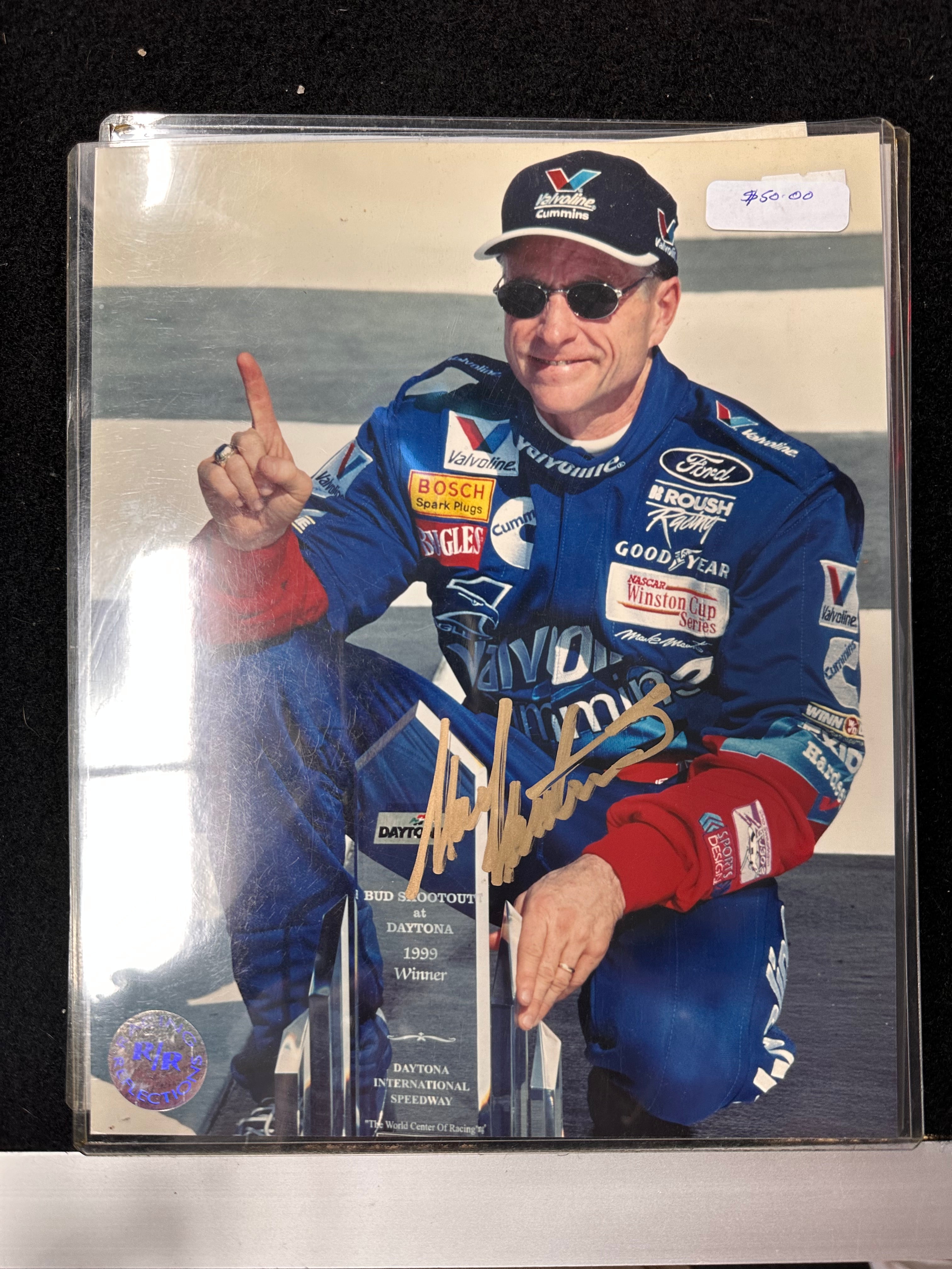 MARK MARTIN AUTOGRAPH WITH C.O.A – Captain Comics and Collectables Pty Ltd