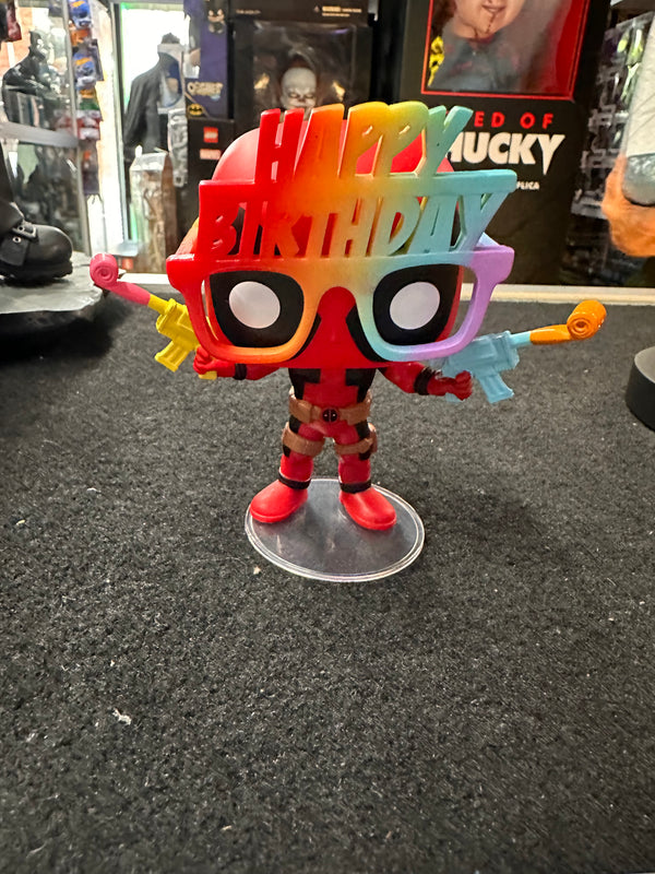 FUNKO POP BIRTHDAY GLASSES DEADPOOL #783 – Captain Comics and ...