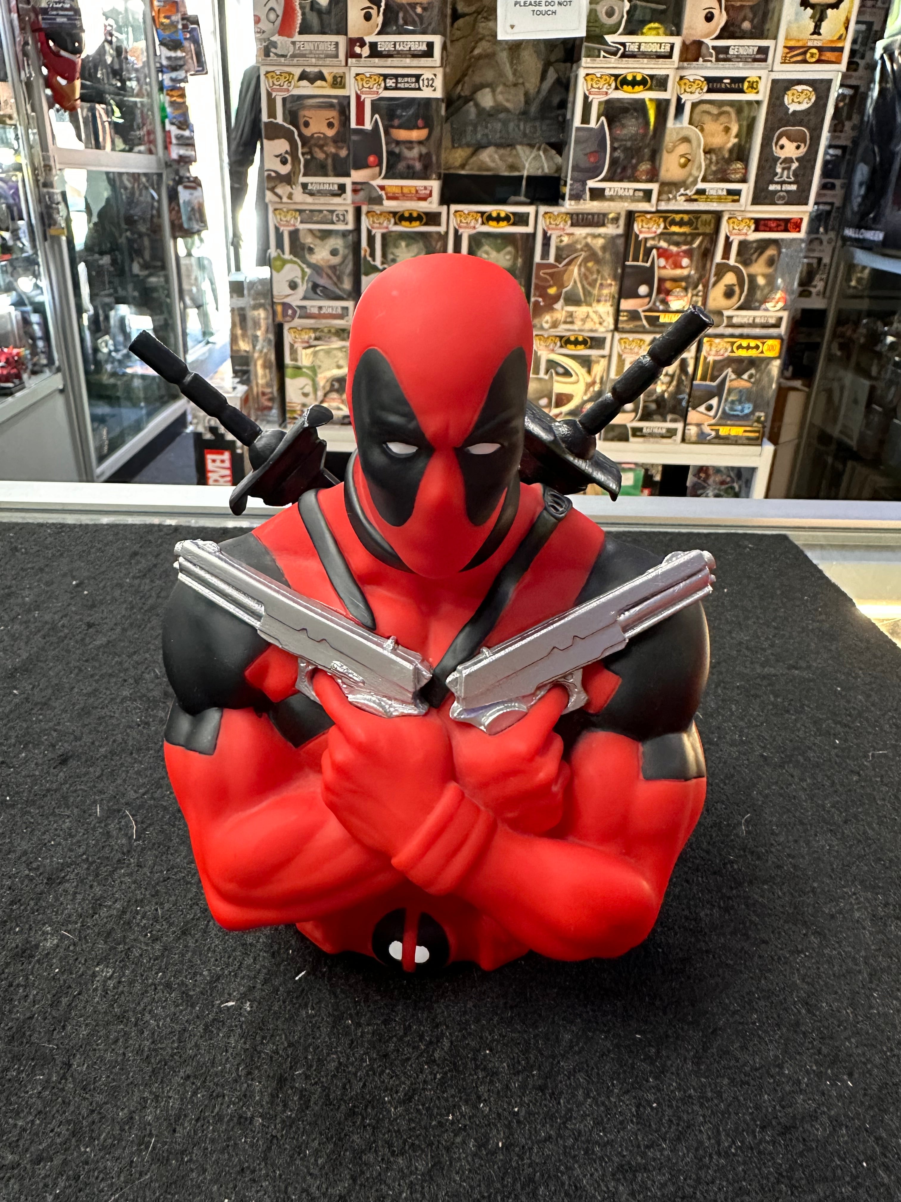 Birthday Gift For Sister Marvel Deadpool Classic PVC Bust Bank ...