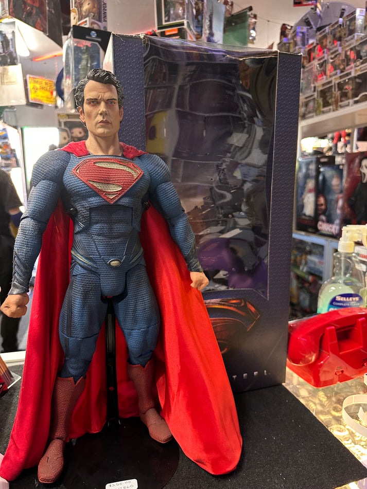 NECA MAN OF STEEL 18" SUPERMAN – Captain Comics and Collectables Pty Ltd
