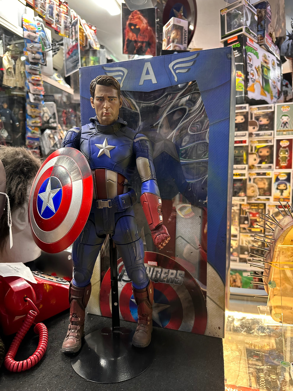 MARVEL AVENGERS 18" CAPTAIN AMERICA – Captain Comics and Collectables ...