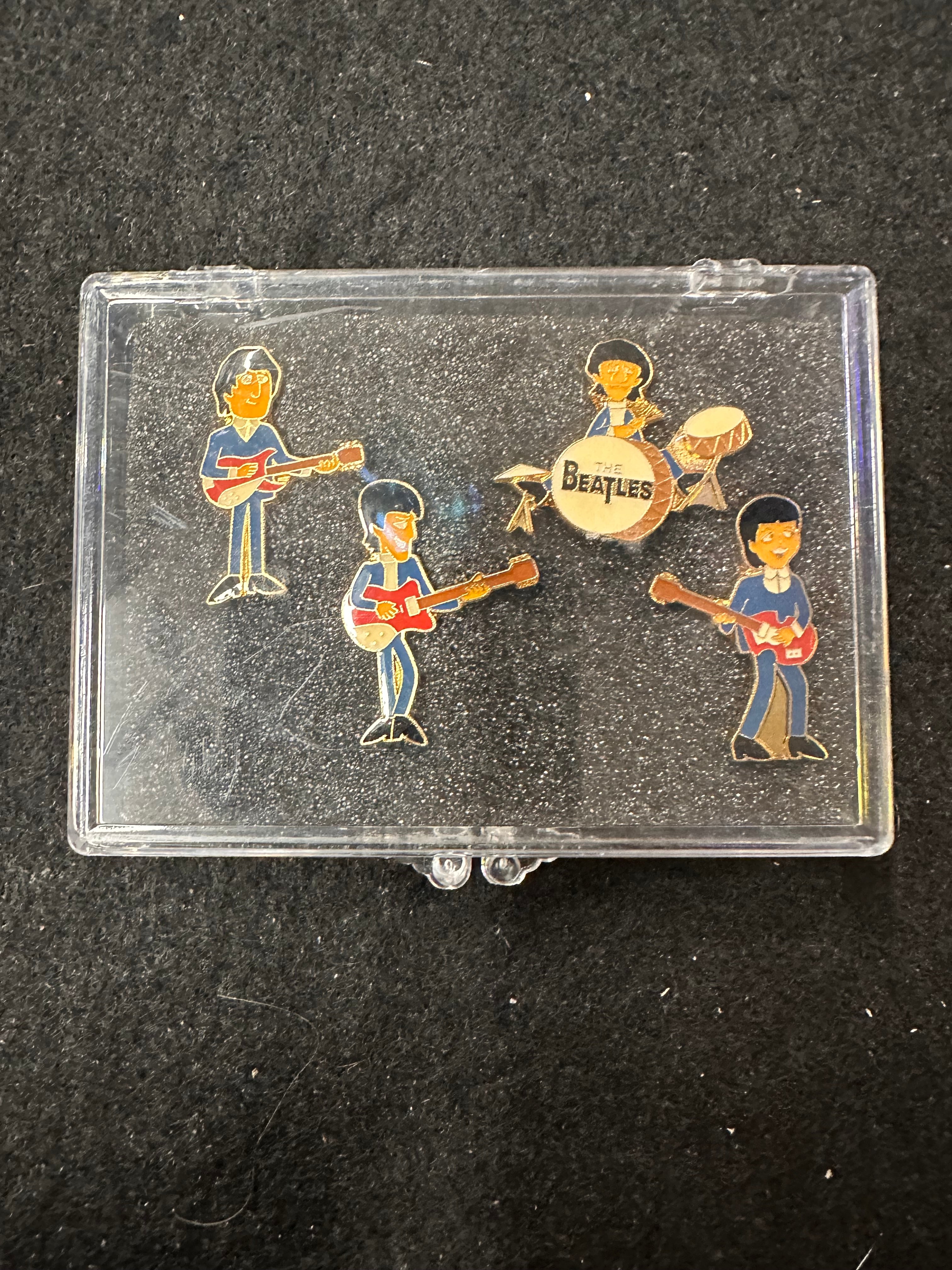 THE BEATLES SET OF PINS – Captain Comics and Collectables Pty Ltd
